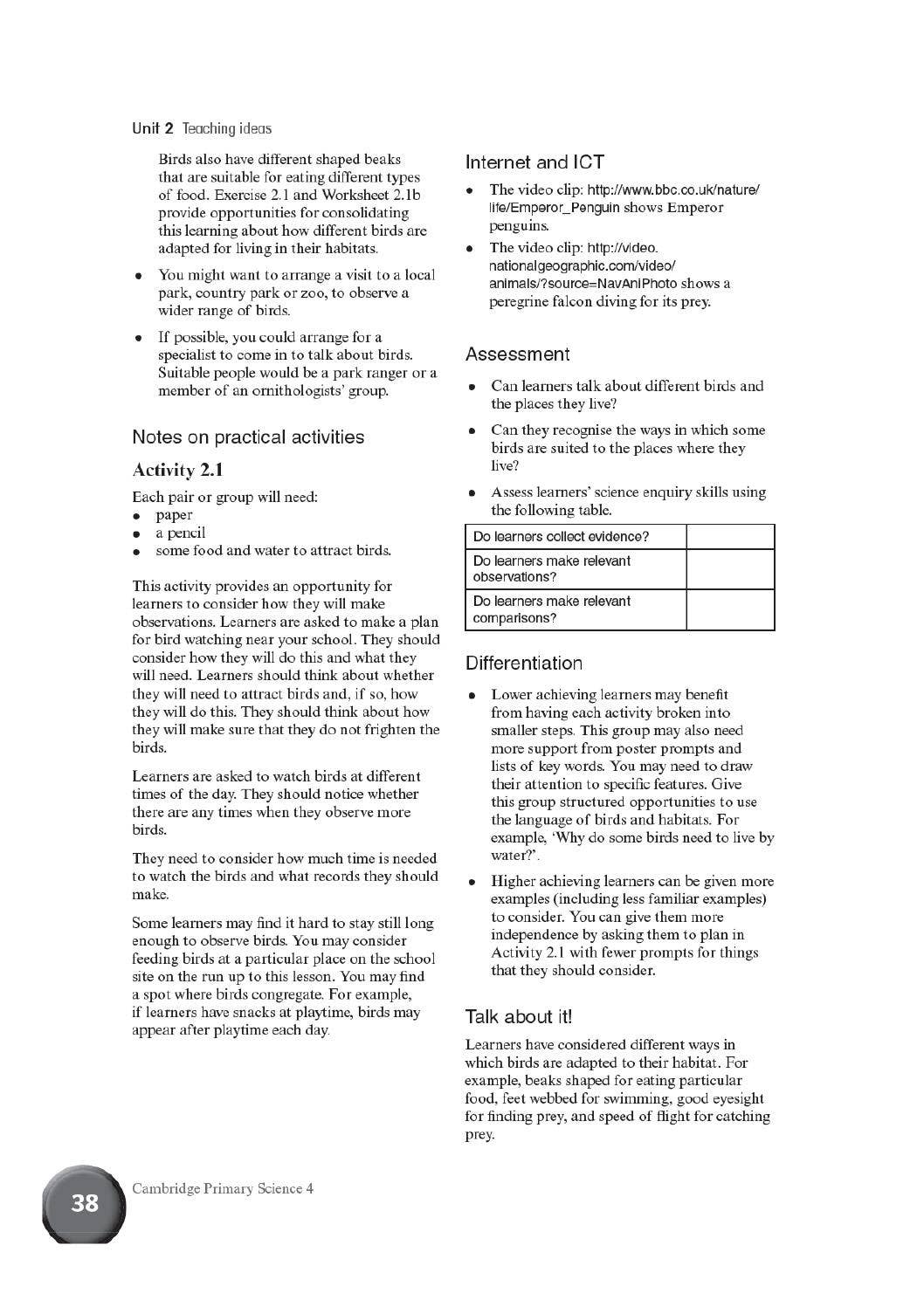 Preview Cambridge Primary Science Teacher's Resource Book Stage 4 by ...