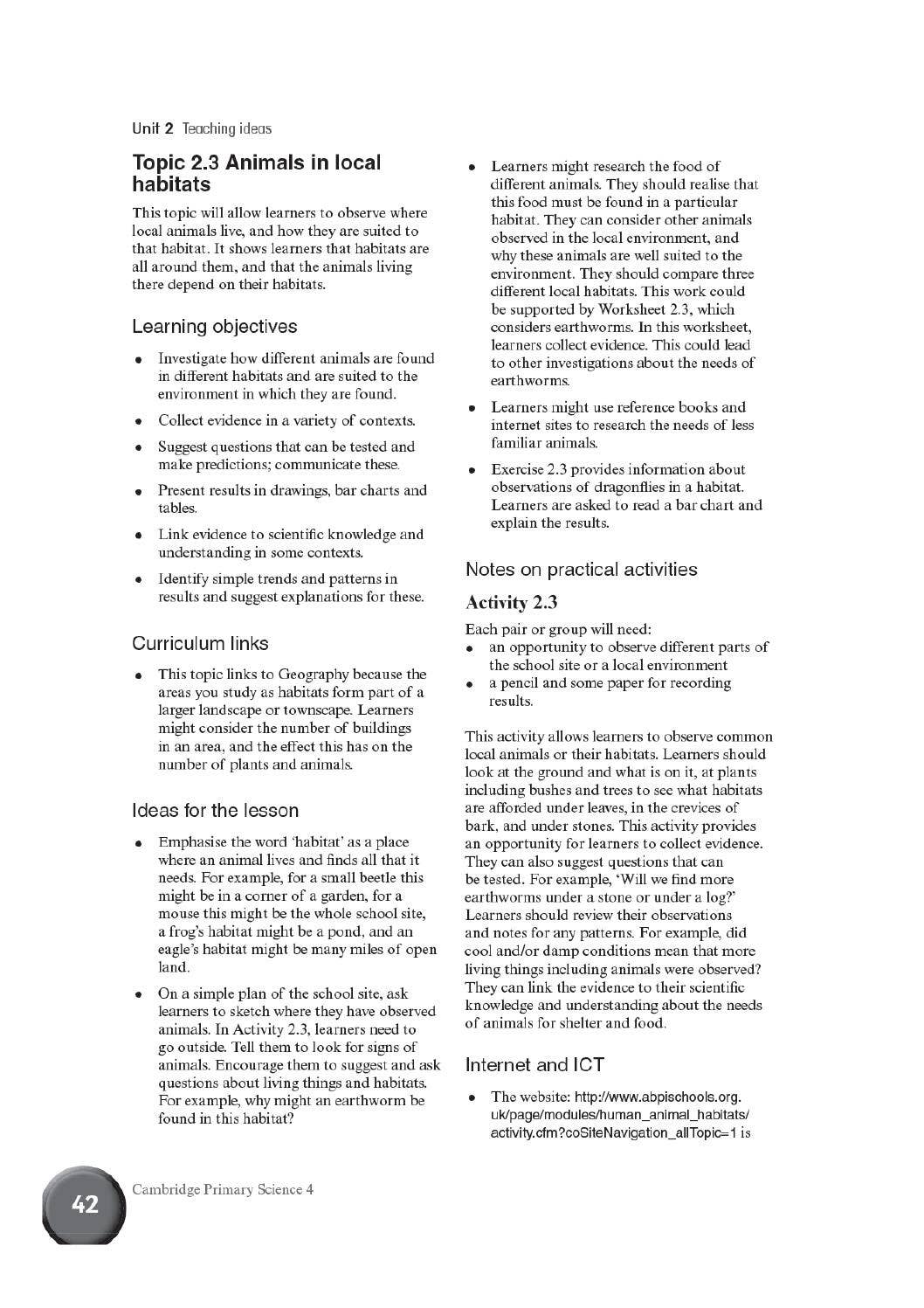 Preview Cambridge Primary Science Teacher's Resource Book Stage 4 by ...