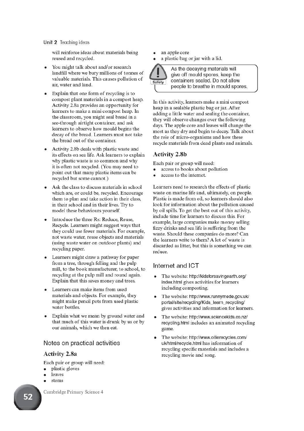 Preview Cambridge Primary Science Teacher's Resource Book Stage 4 by ...