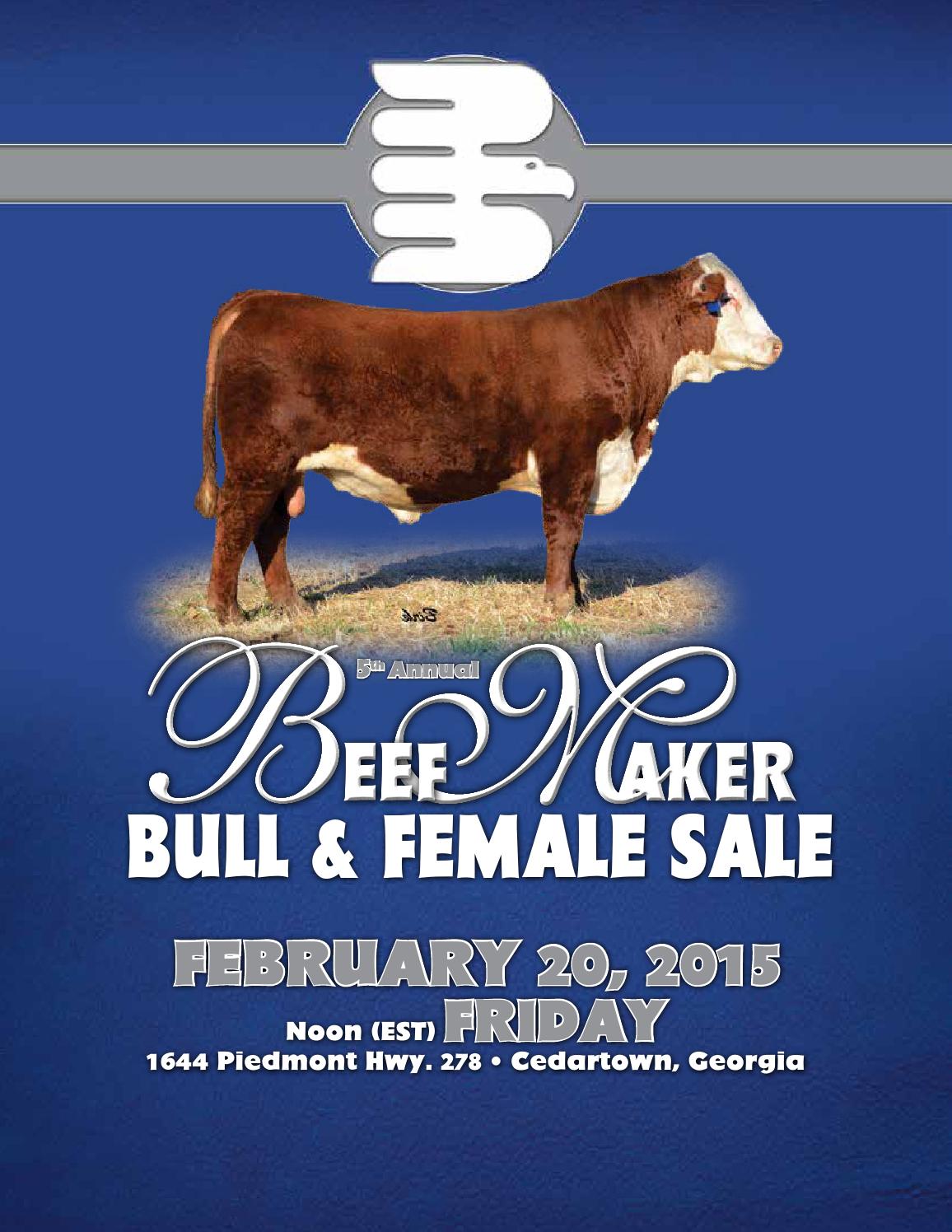 Beef Maker Bull and Female Sale by Cattle In Motion, LLC - Issuu