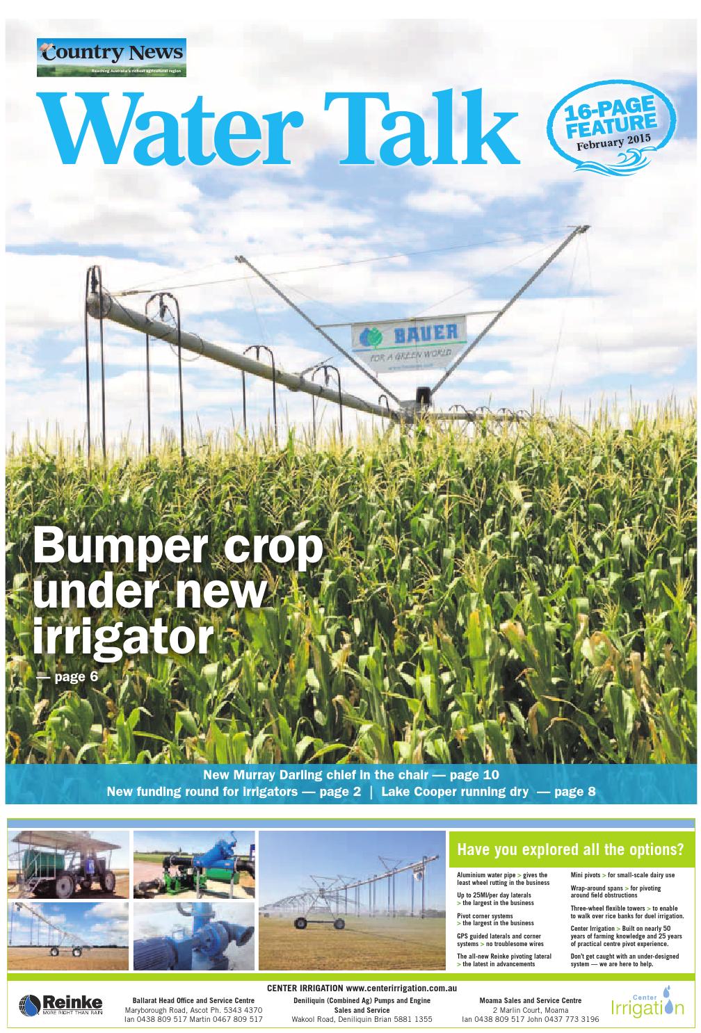 Water talk february 2015 (low res) by McPherson Media Group - Issuu