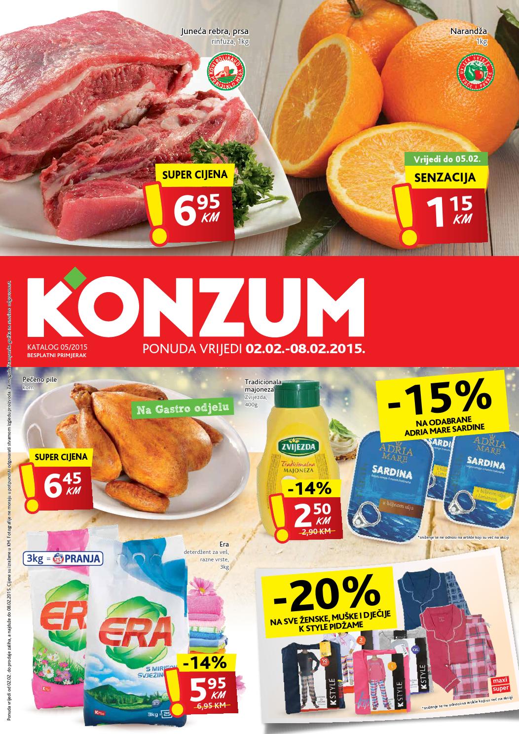 Konzum katalog akcija od 02 08 2 2015 by Catalog.ba - Issuu