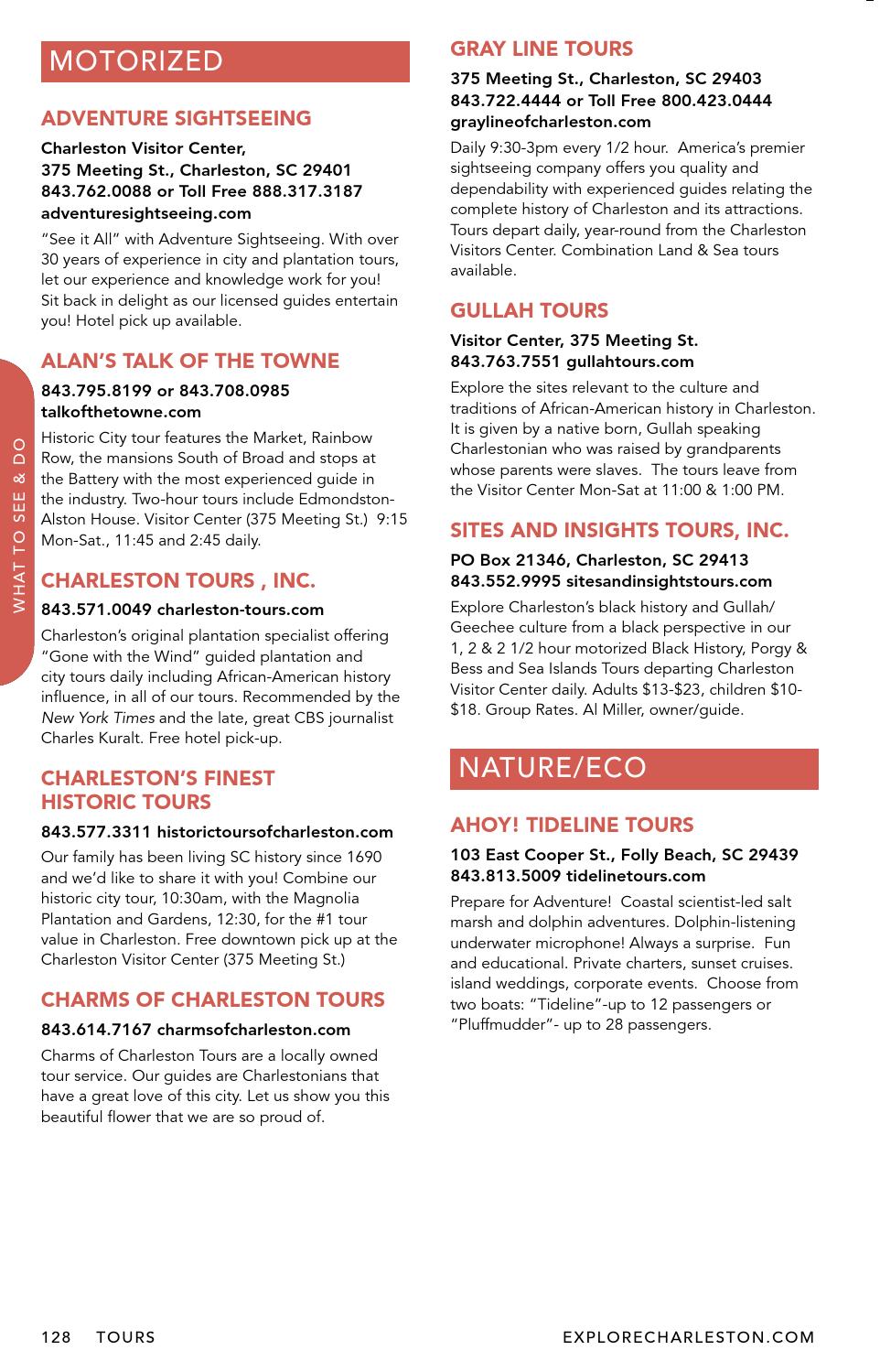 Official Charleston Area South Carolina Visitors Guide by Explore ...