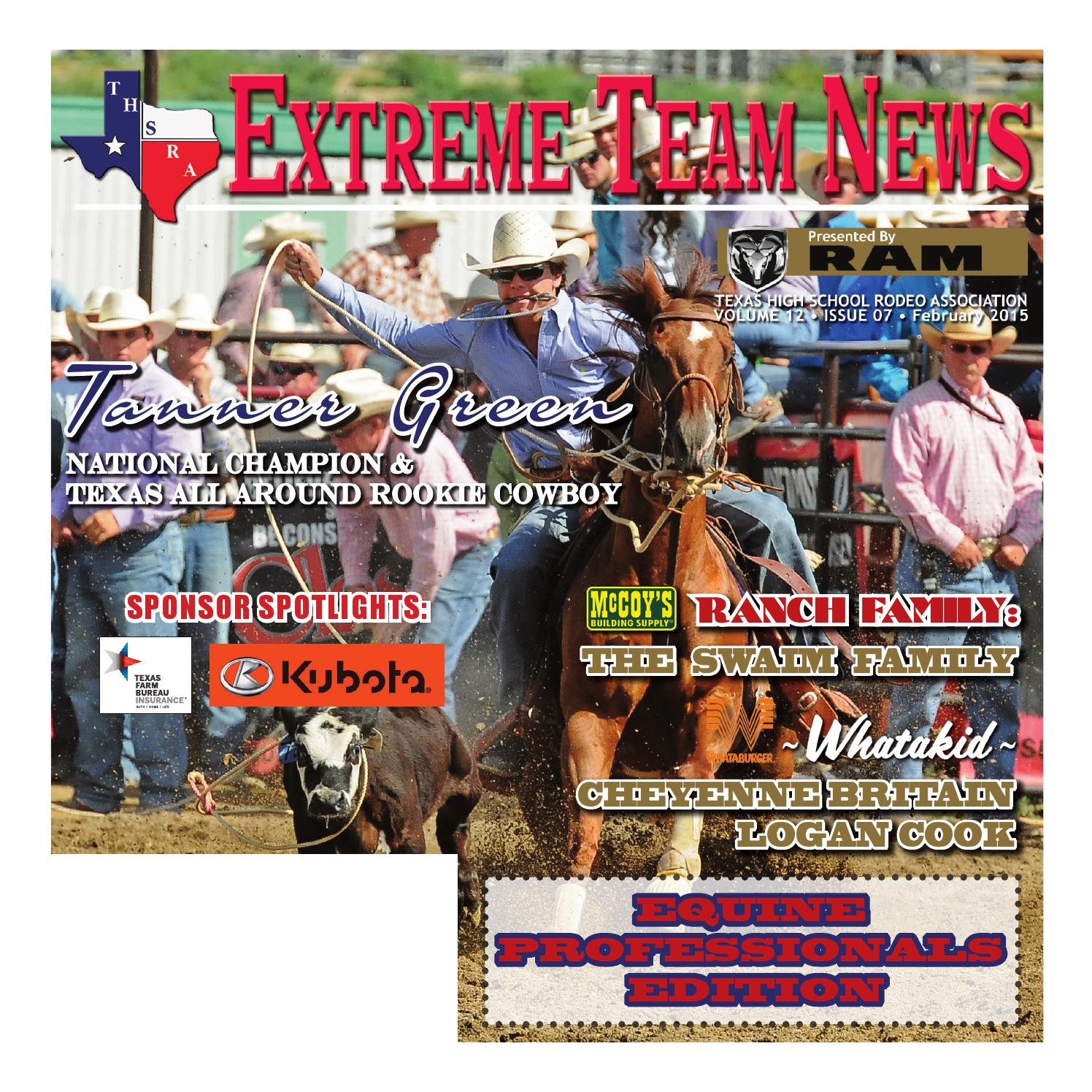 February 2015 Extreme Team News, Texas High School and Junior High ...