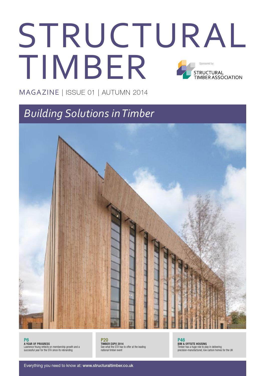 Structural Timber Magazine Issue 01 by Radar Communications - Issuu