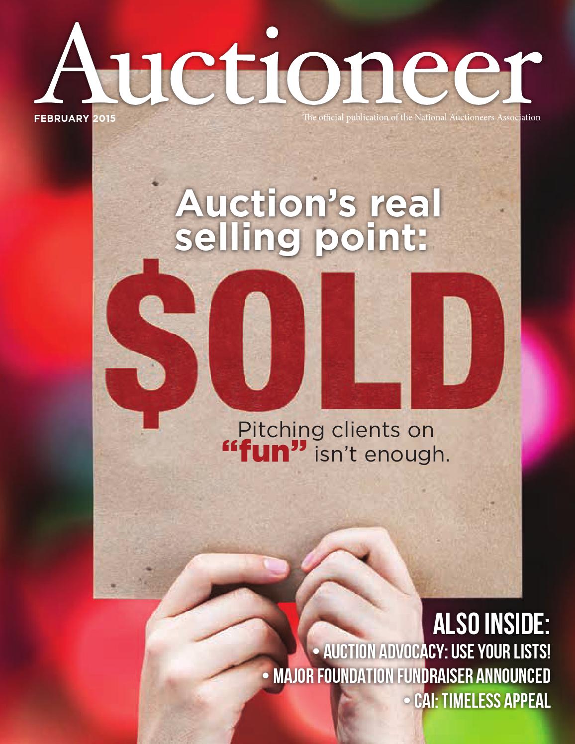 Auctioneer Magazine February 2015 by National Auction Association - Issuu