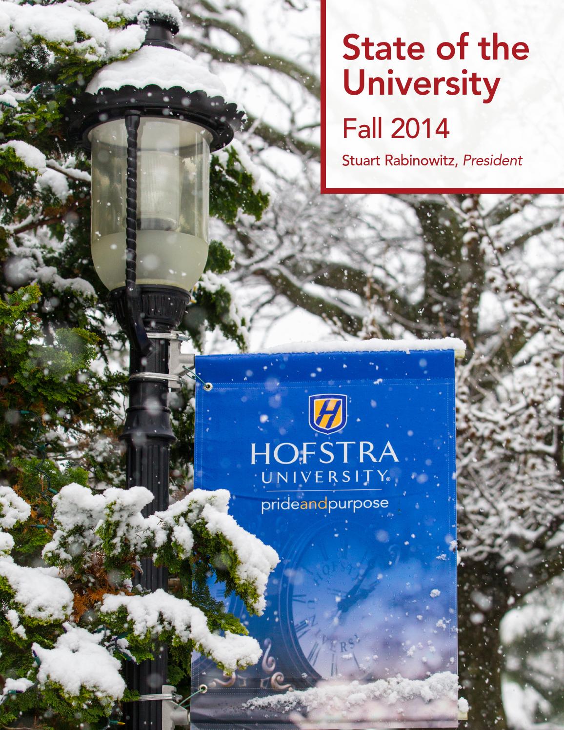 State of the University - Fall 2014 by Hofstra University - Issuu