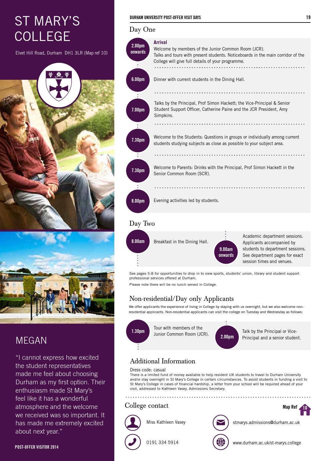 Durham University post-offer visit day full guide by Durham University ...