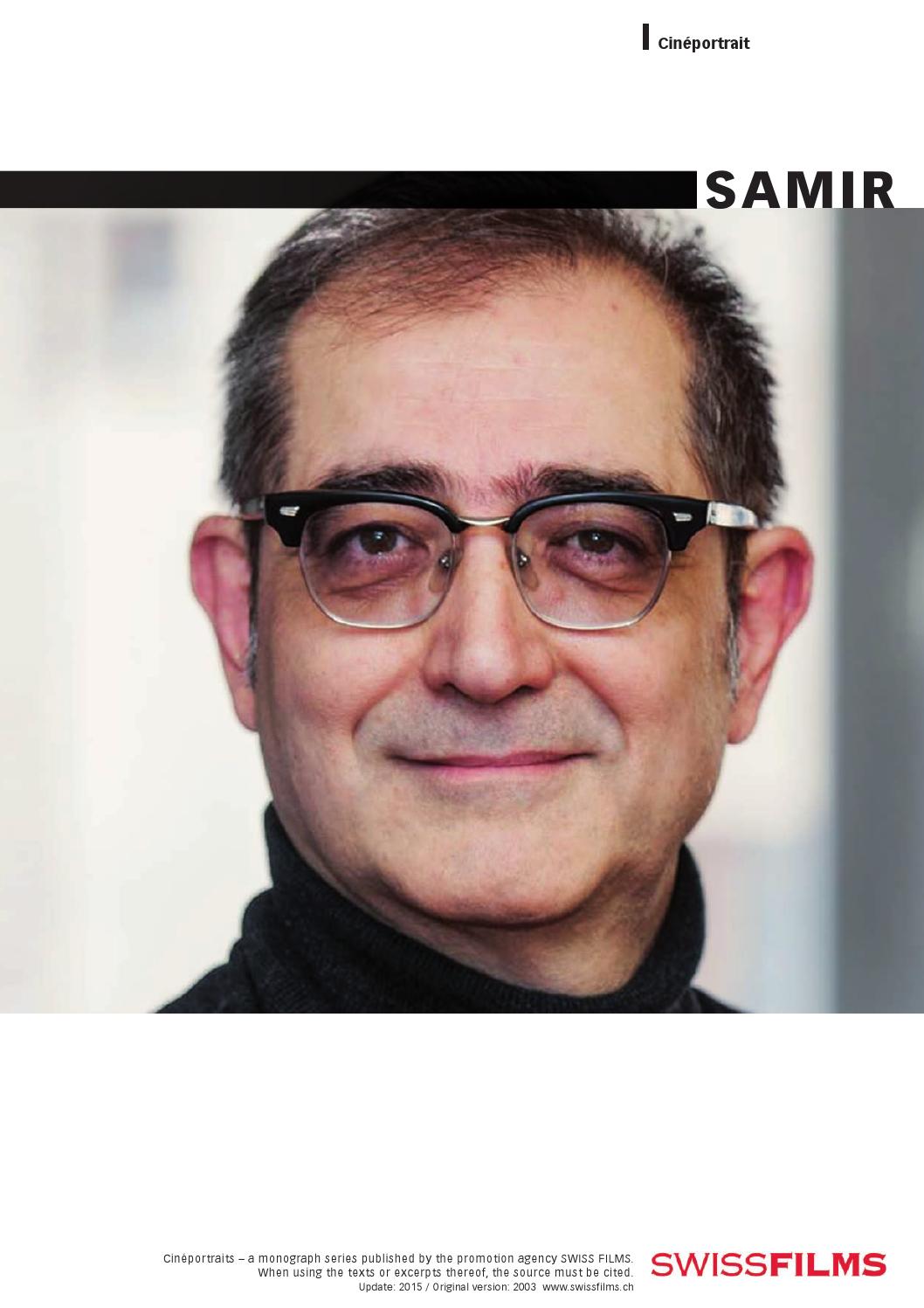 Cinéportrait Samir - English version by SWISS FILMS - Issuu