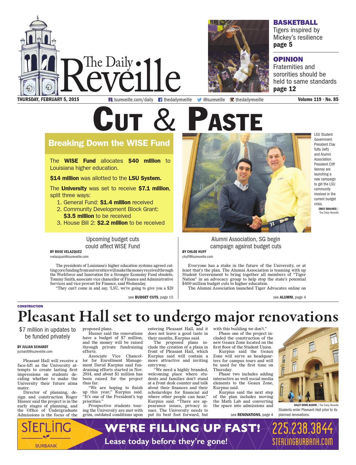 The Daily Reveille February 5 2015 By Reveille Issuu the-daily-reveille-february-5-2015-by-reveille-issuu