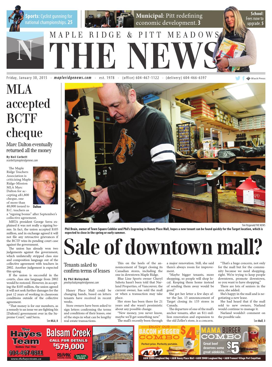 Maple Ridge News, January 30, 2014 by Black Press Media Group - Issuu