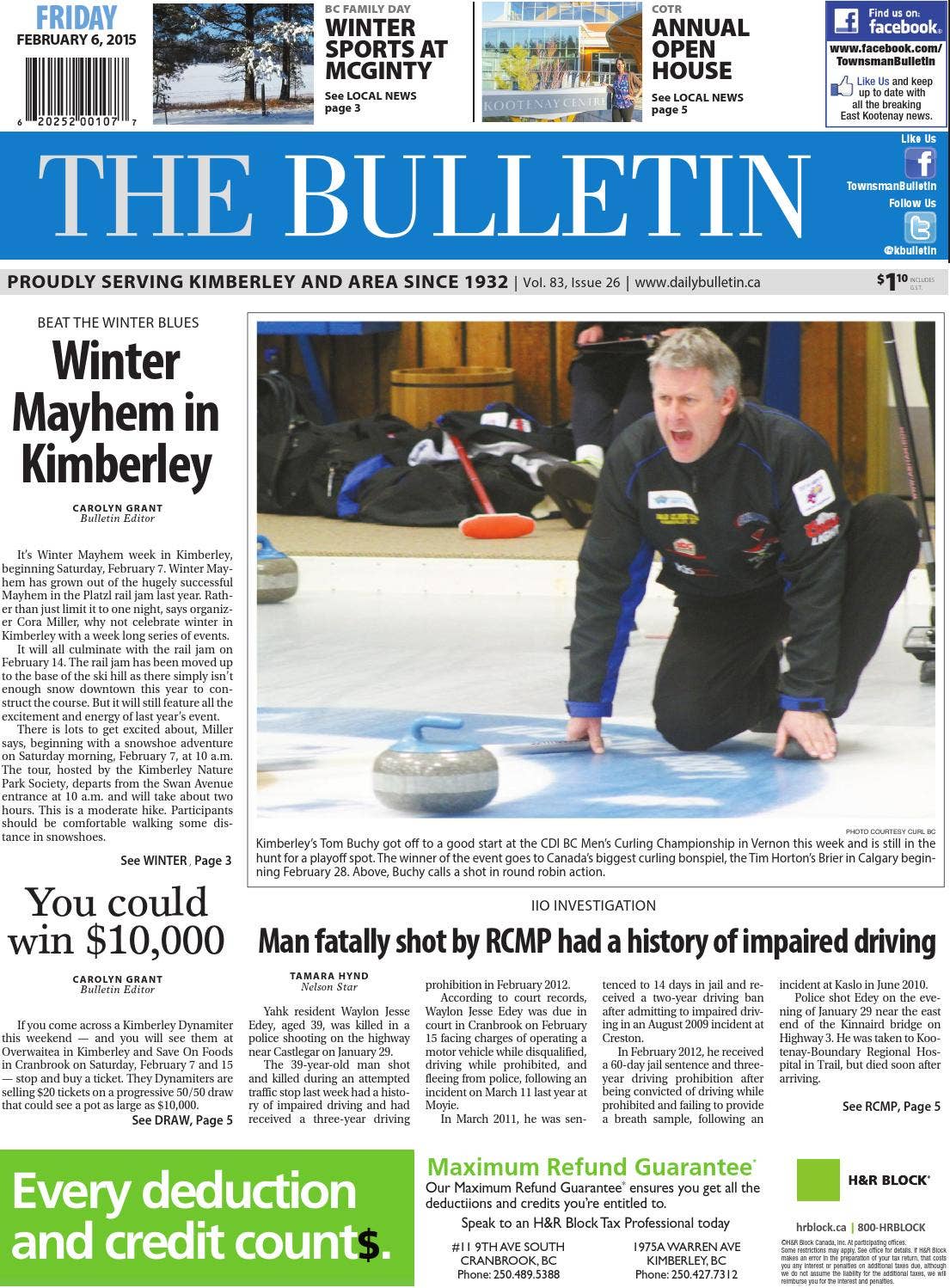 Kimberley Daily Bulletin, February 06, 2015 by Black Press Media Group ...