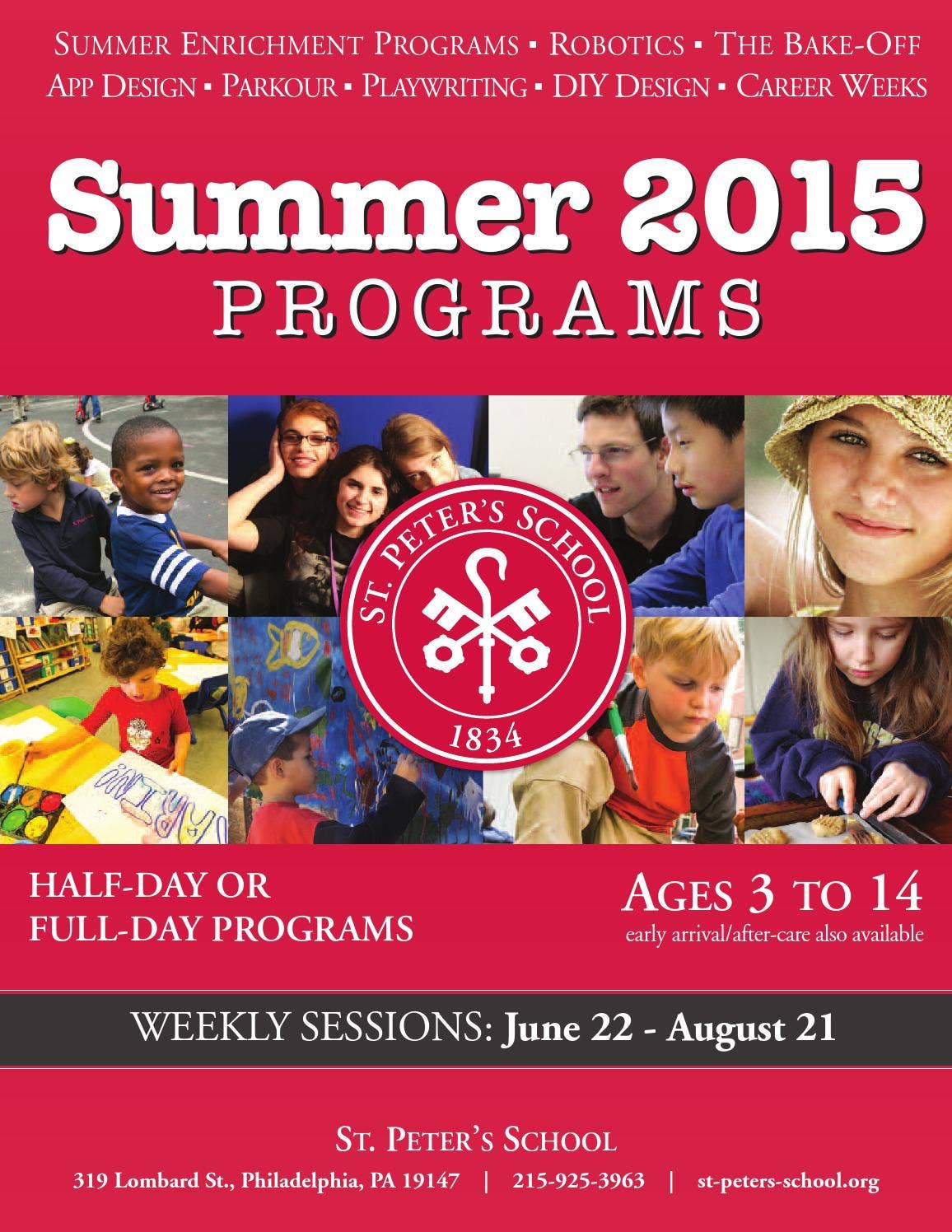 Summer Programs Brochure 2015 by St. Peter's School - Issuu