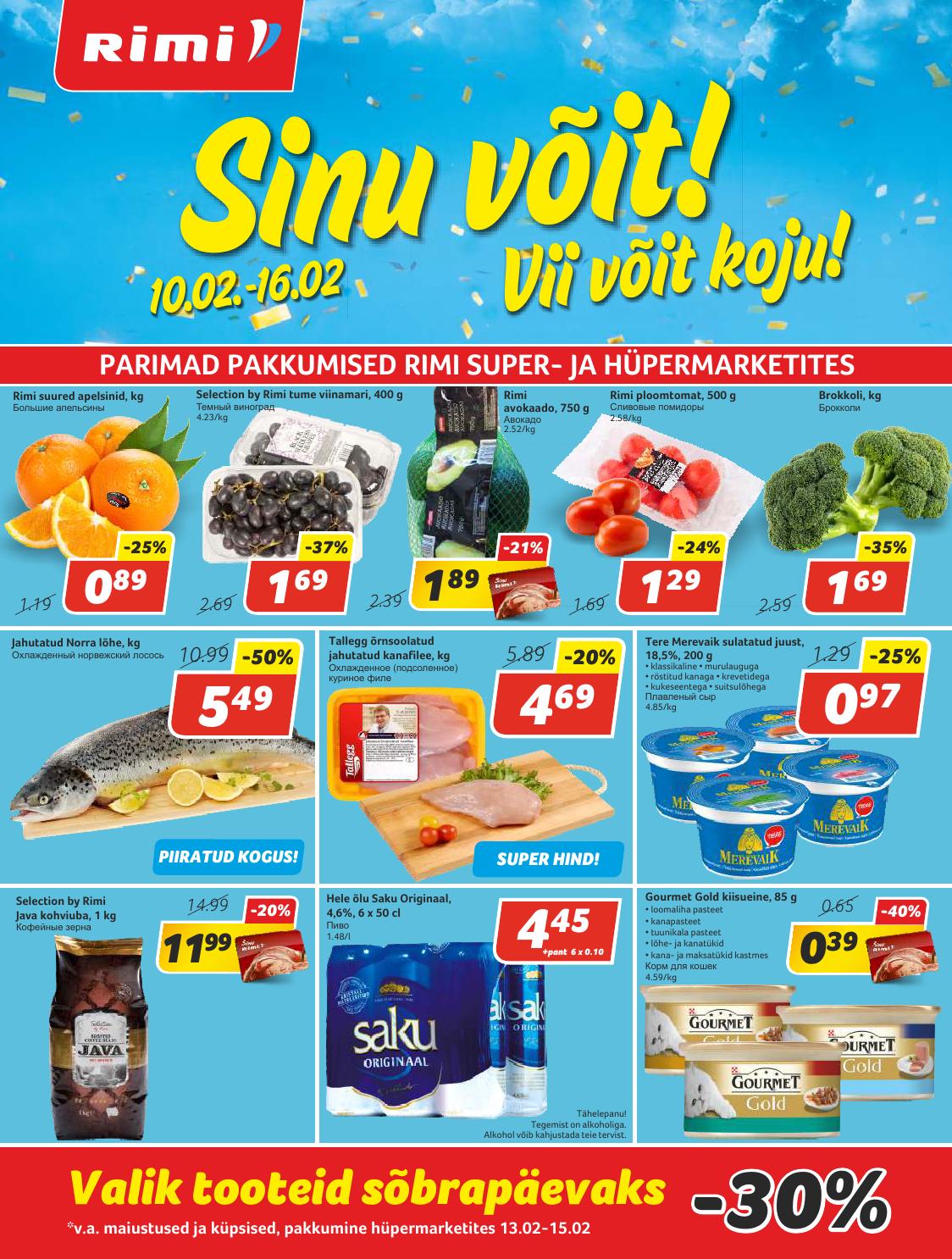 Sinu Võit! 10.02-16.02 by Rimi - Issuu