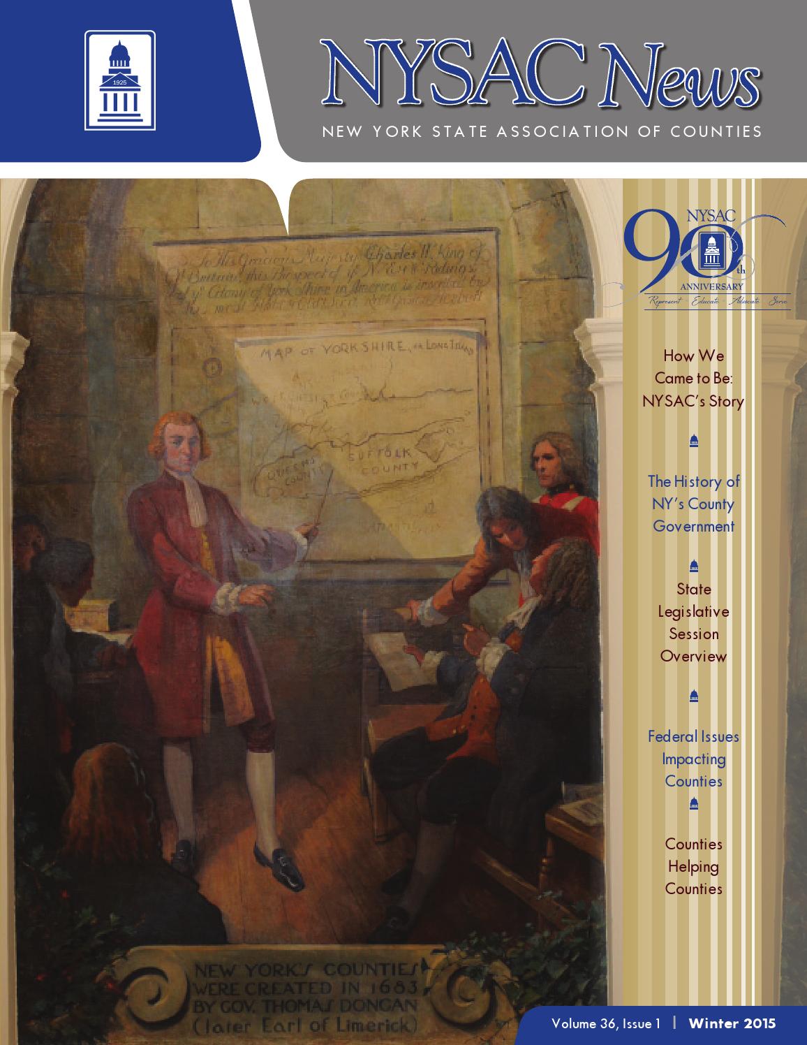 NYSAC News: Winter 2015 by NYS Association of Counties - Issuu