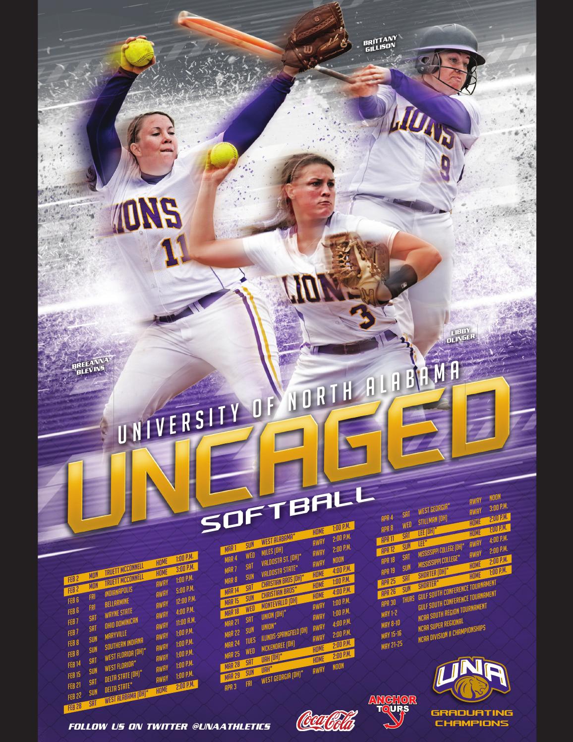 2015 UNA Softball Media Guide by University of North Alabama Athletics ...