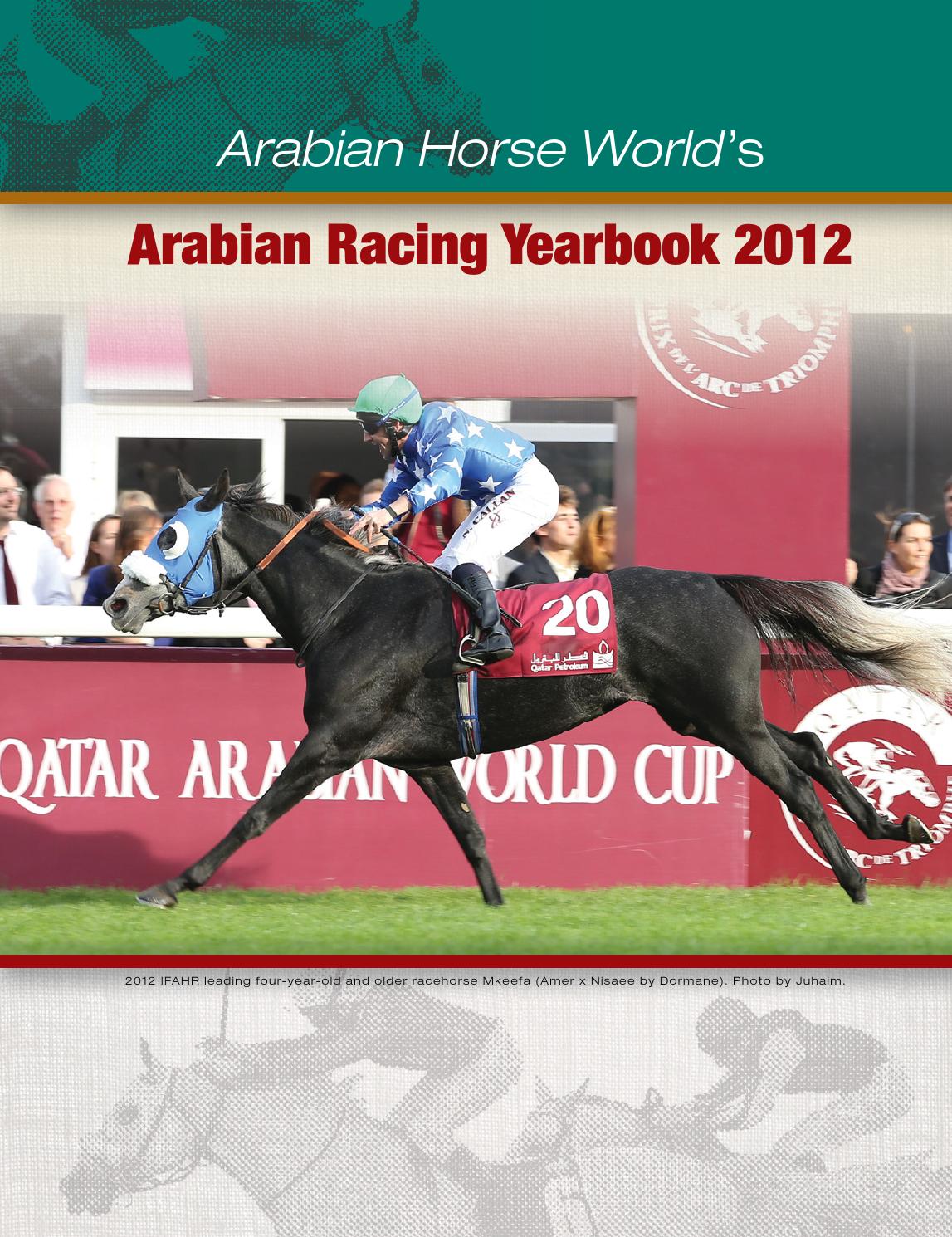 2012 Arabian Racing Yearbook by Arabian Horse World - Issuu
