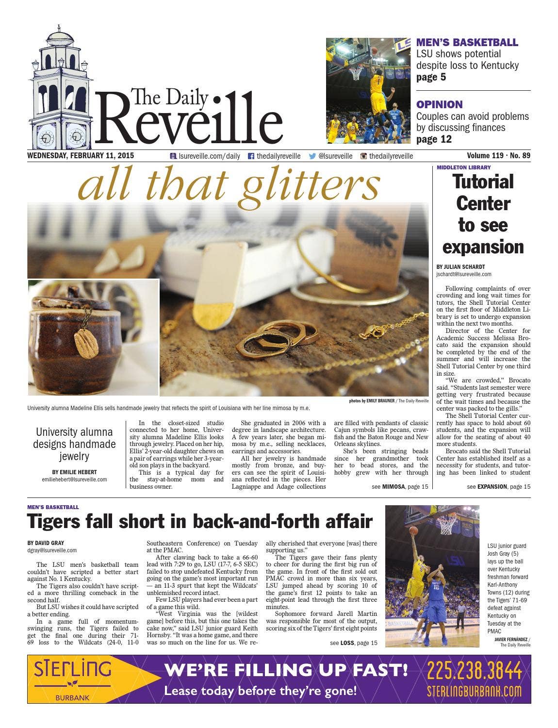The Daily Reveille - February 11, 2015 by Reveille - Issuu