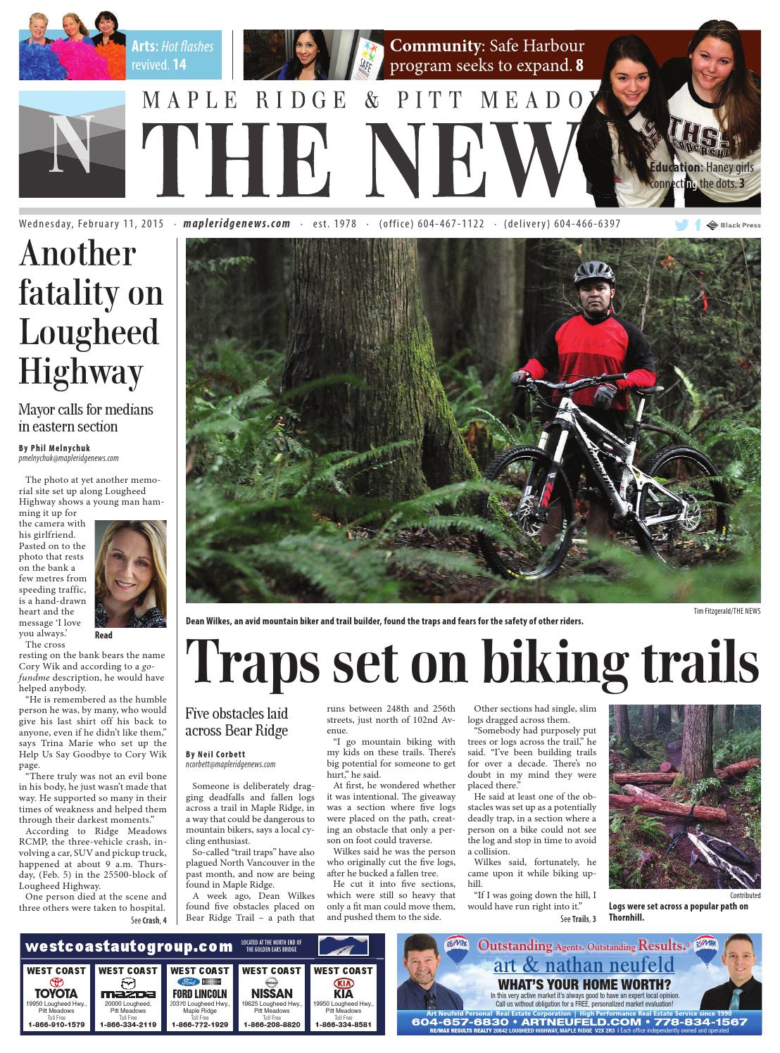 Maple Ridge News, February 11, 2015 by Black Press Media Group - Issuu