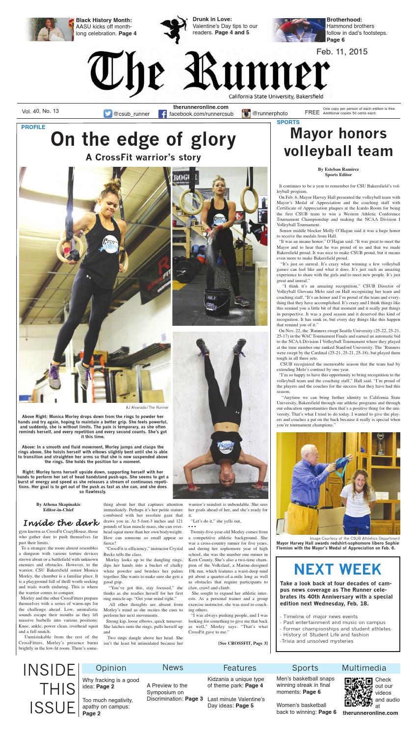 The Runner 2-11-15 by CSUB Runner - Issuu