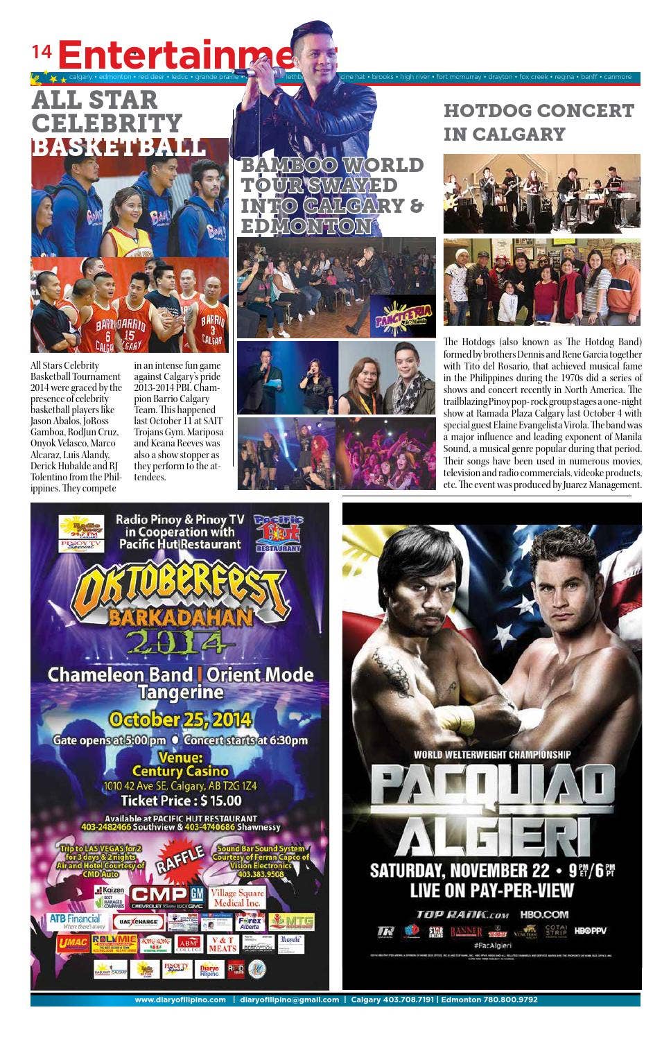 Diaryo Filipino October 2014 by Diaryo Alberta - Issuu