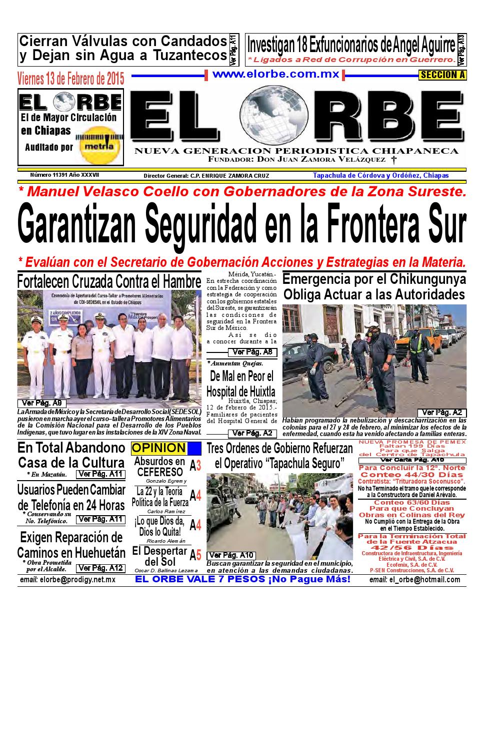 13022015 by El Orbe - Issuu