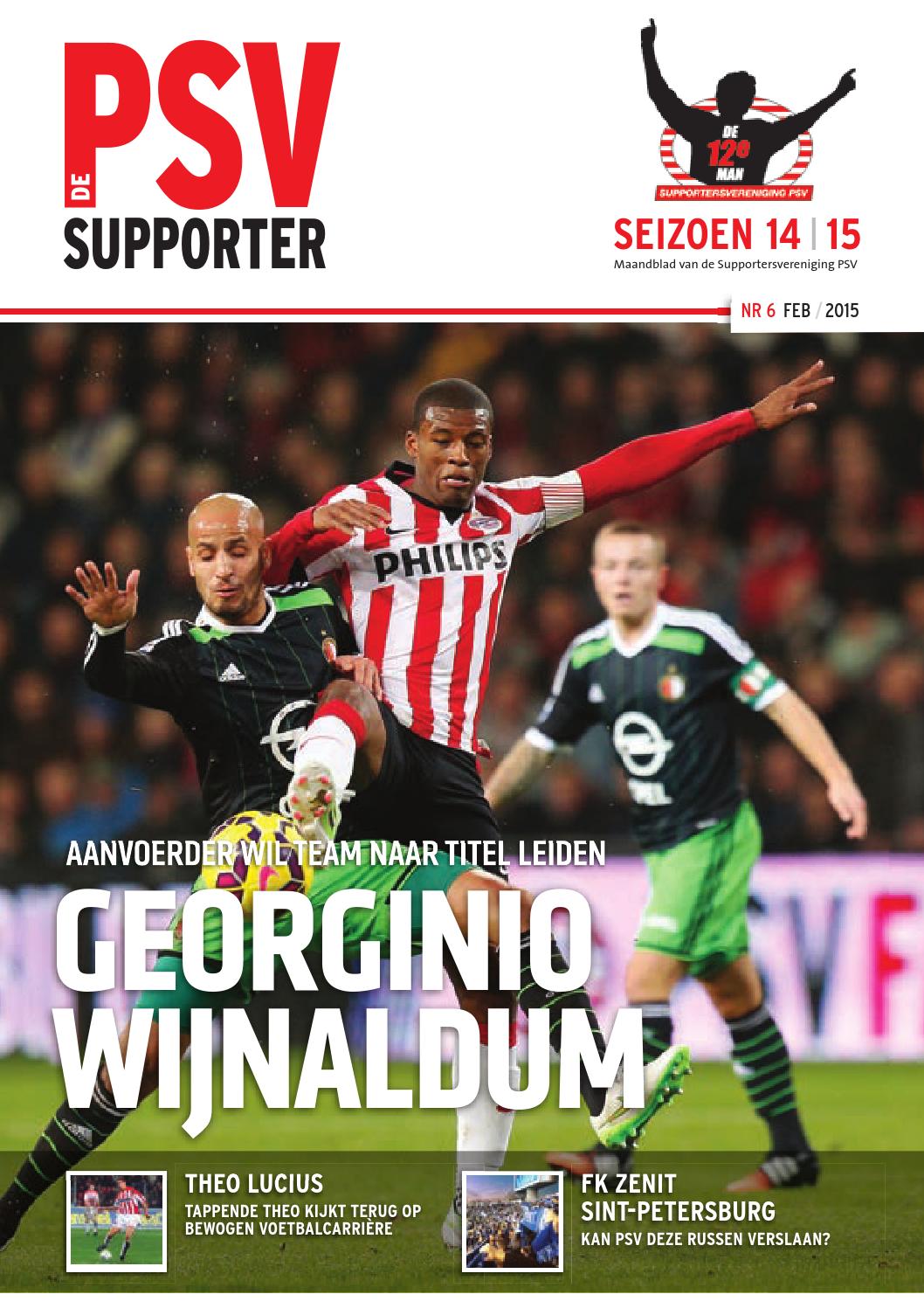 De PSV Supporter februari 2015 by Supportersvereniging PSV - Issuu