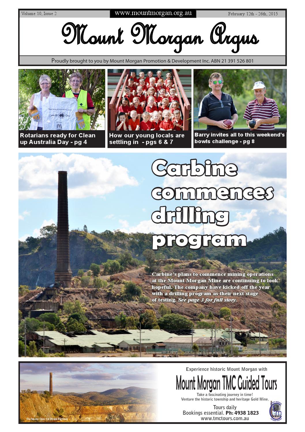 Feb 12 2015 by Mount Morgan Promotion and Development Inc. - Issuu