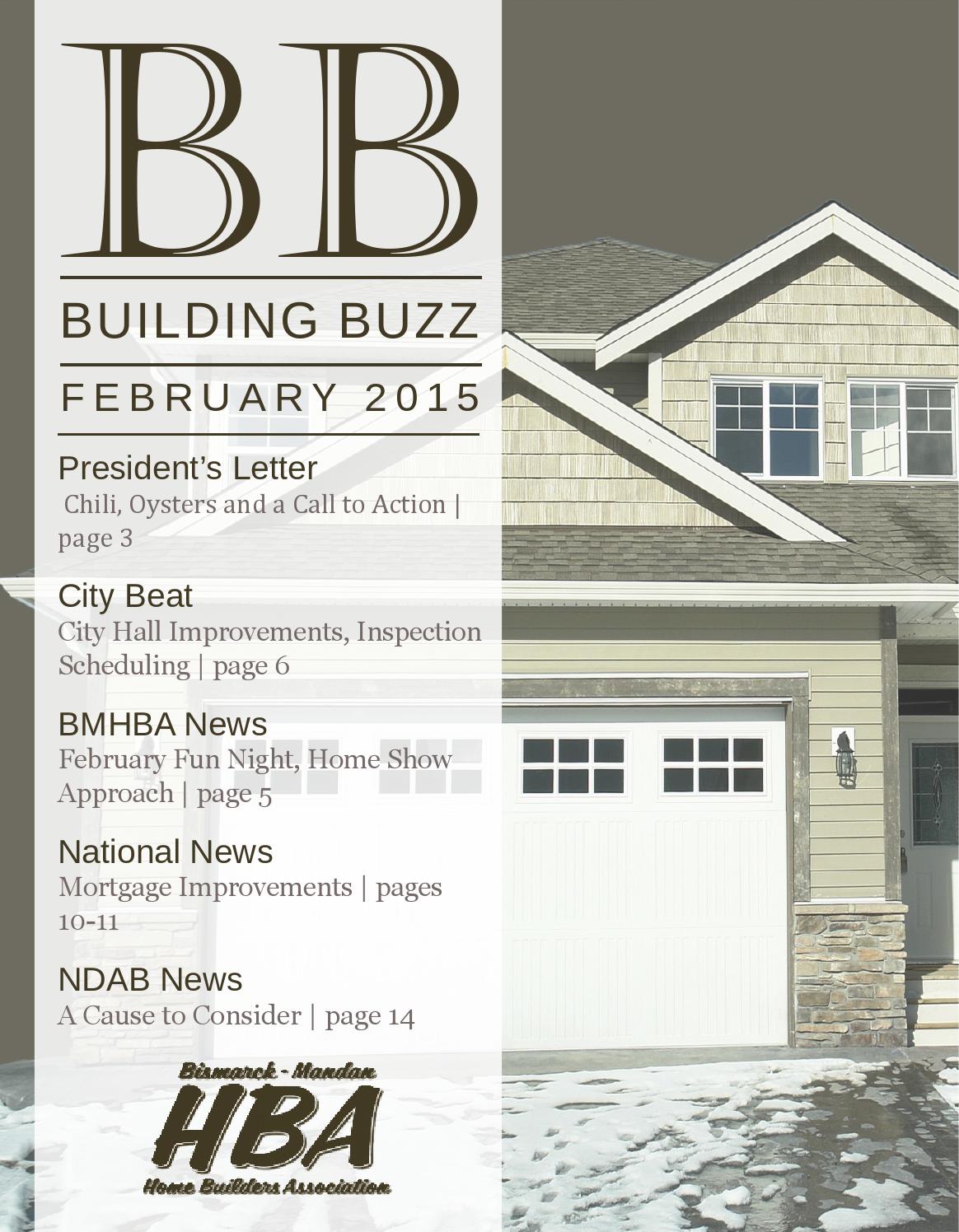 February 2015 Building Buzz by Bismarck-Mandan Home Builders ...