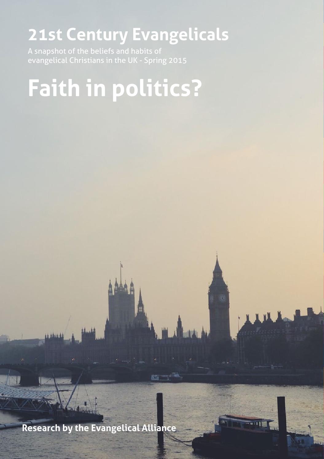 Faith in politics? by Evangelical Alliance - Issuu