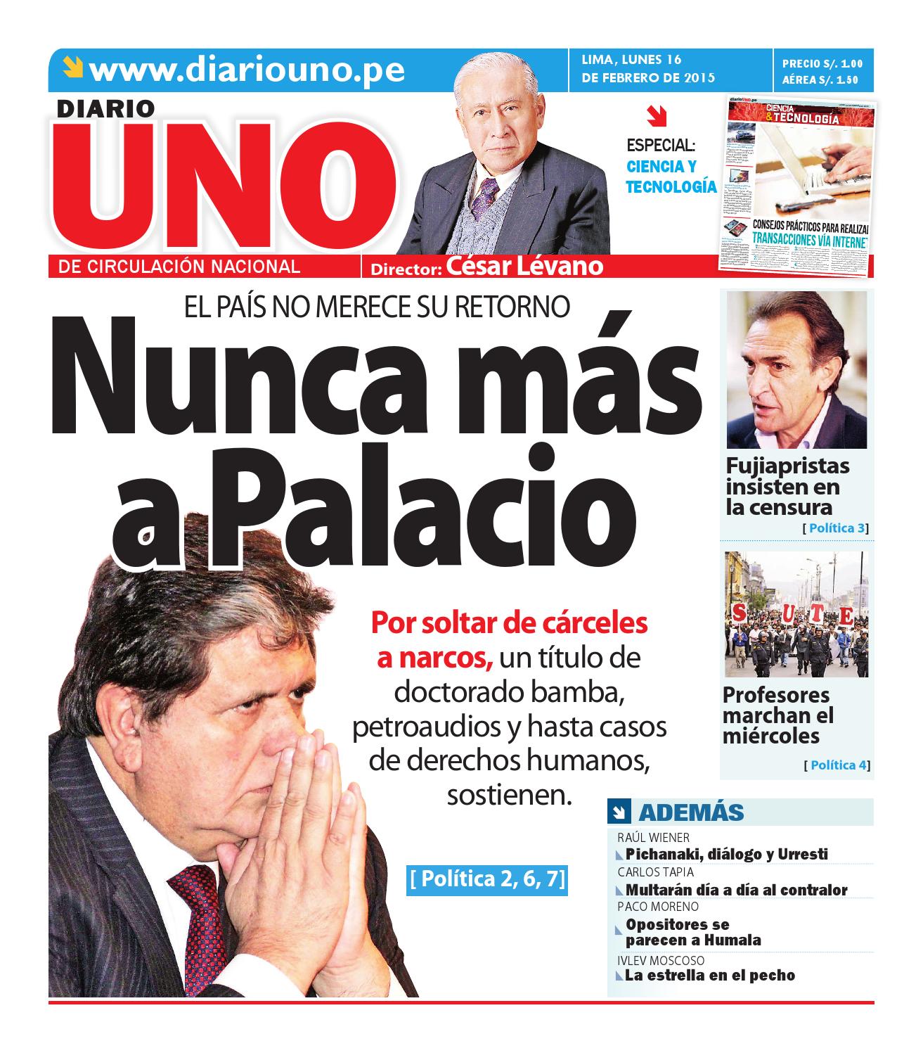 Diario UNO - 16 Febrero 2015 by Diario UNO - Issuu