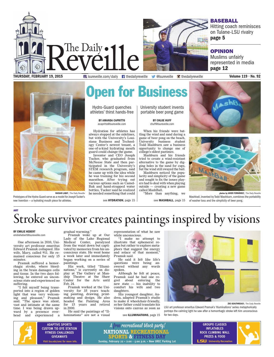 The Daily Reveille - February 19, 2015 by Reveille - Issuu