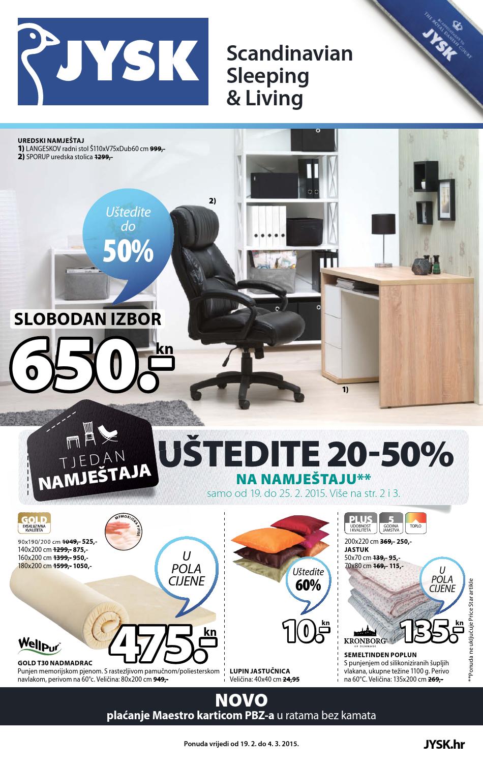 Jysk hr katalog akcija od 19 02 04 03 2015 by Catalog.hr - Issuu