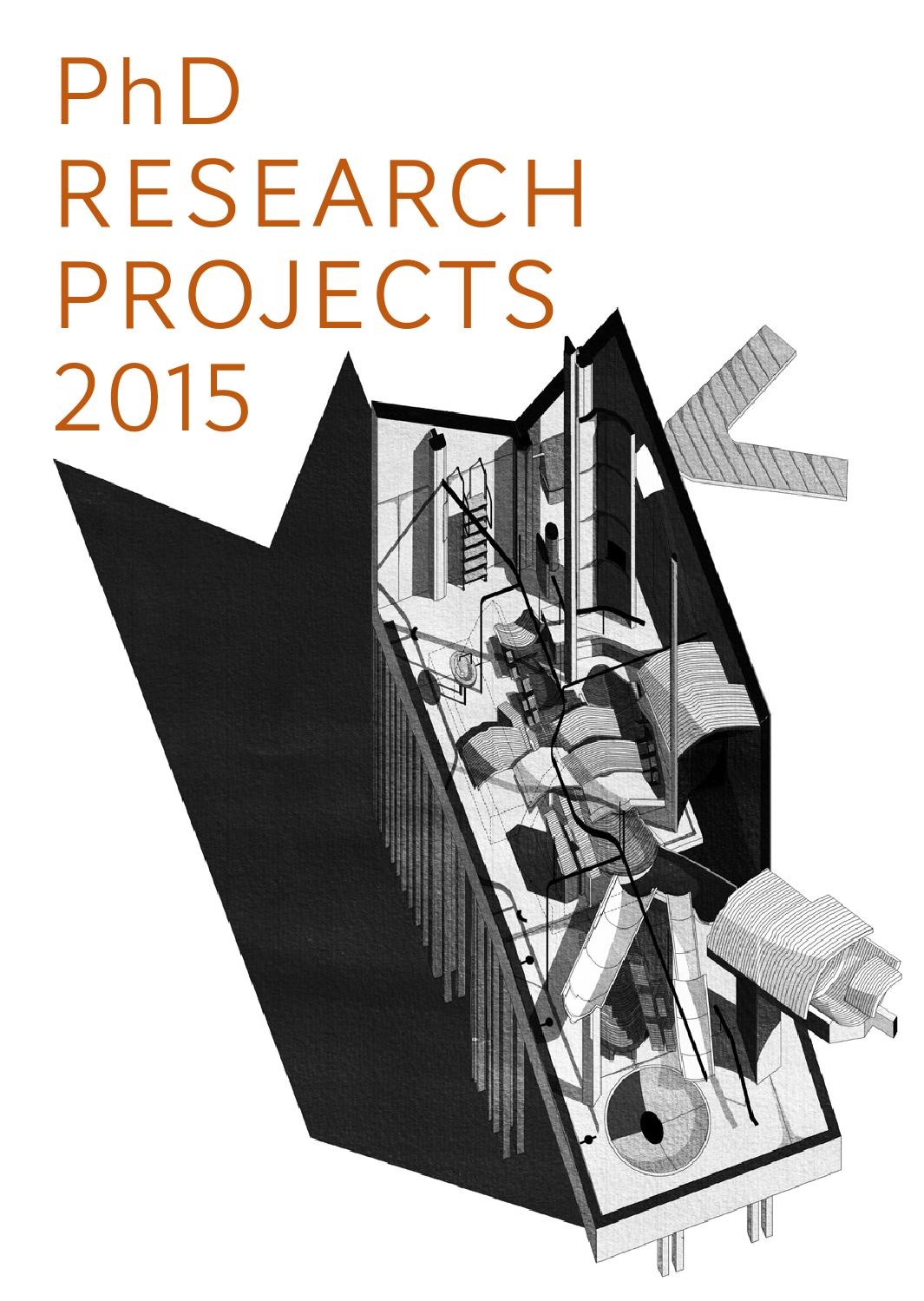 Bartlett PhD Research Projects 2015 by The Bartlett School of ...