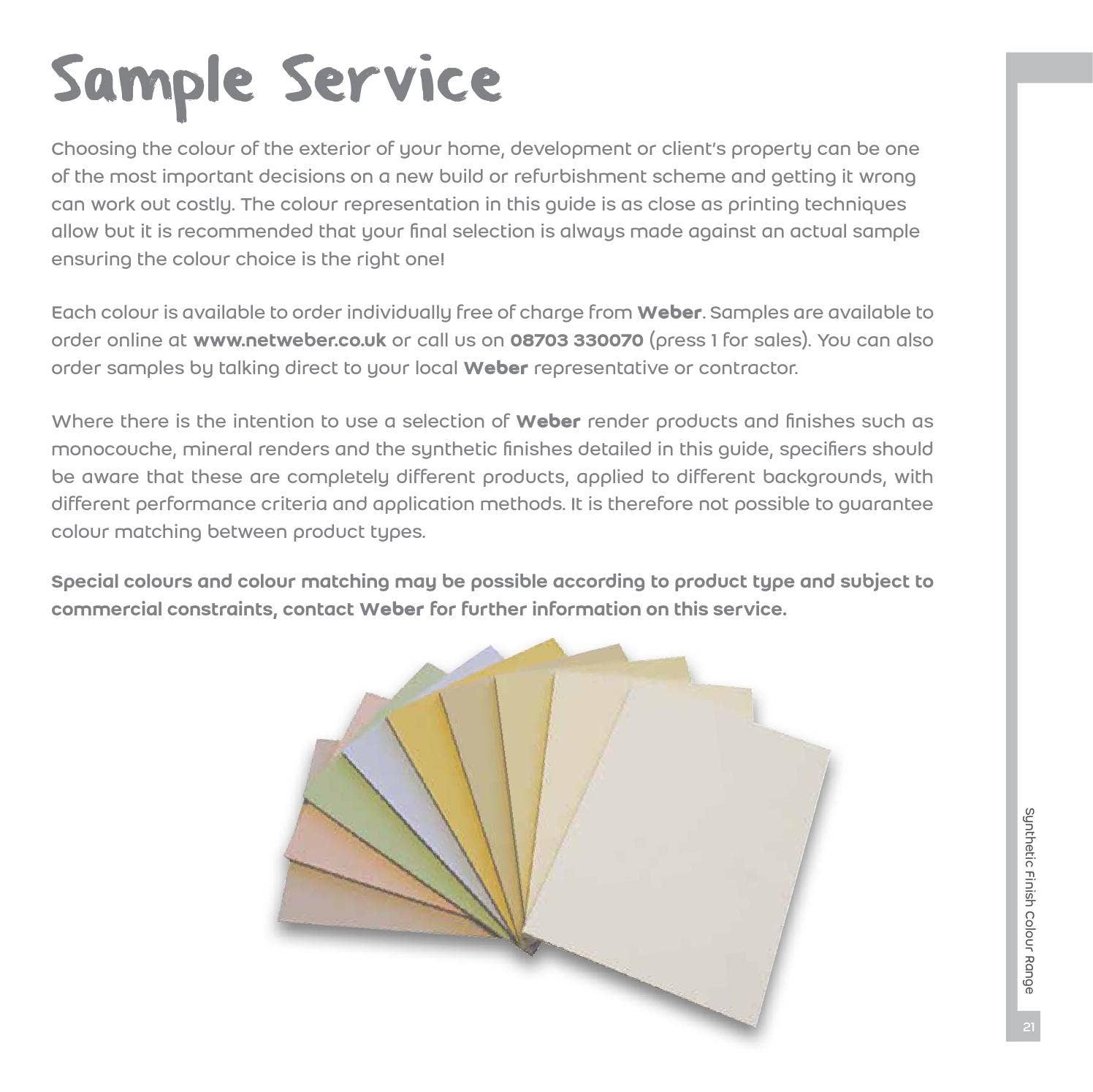 Weber Synthetic Finish Colour Guide 2015 by Weber - Issuu
