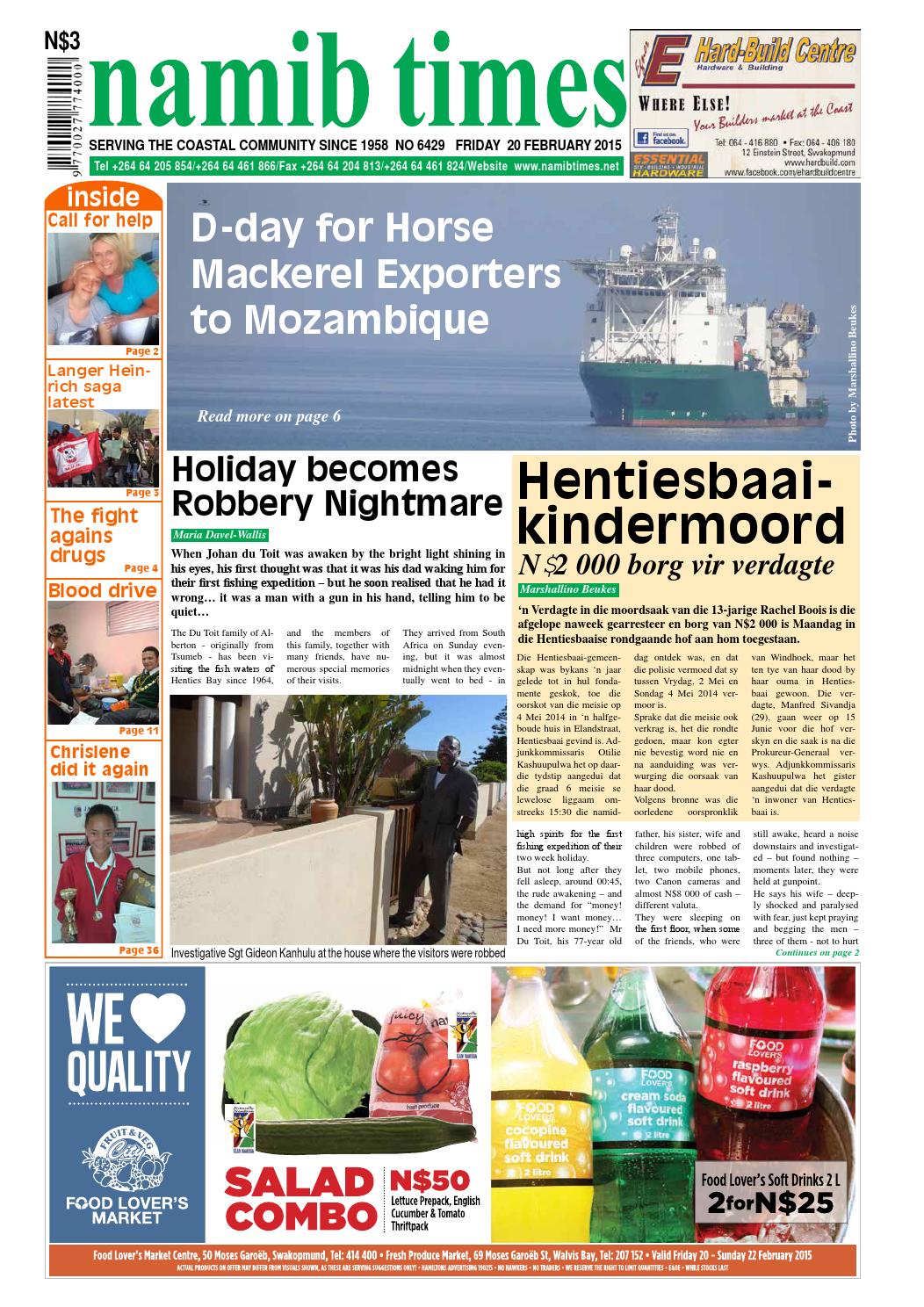 20 feb namib times e edition by Namib Times Virtual - Issuu