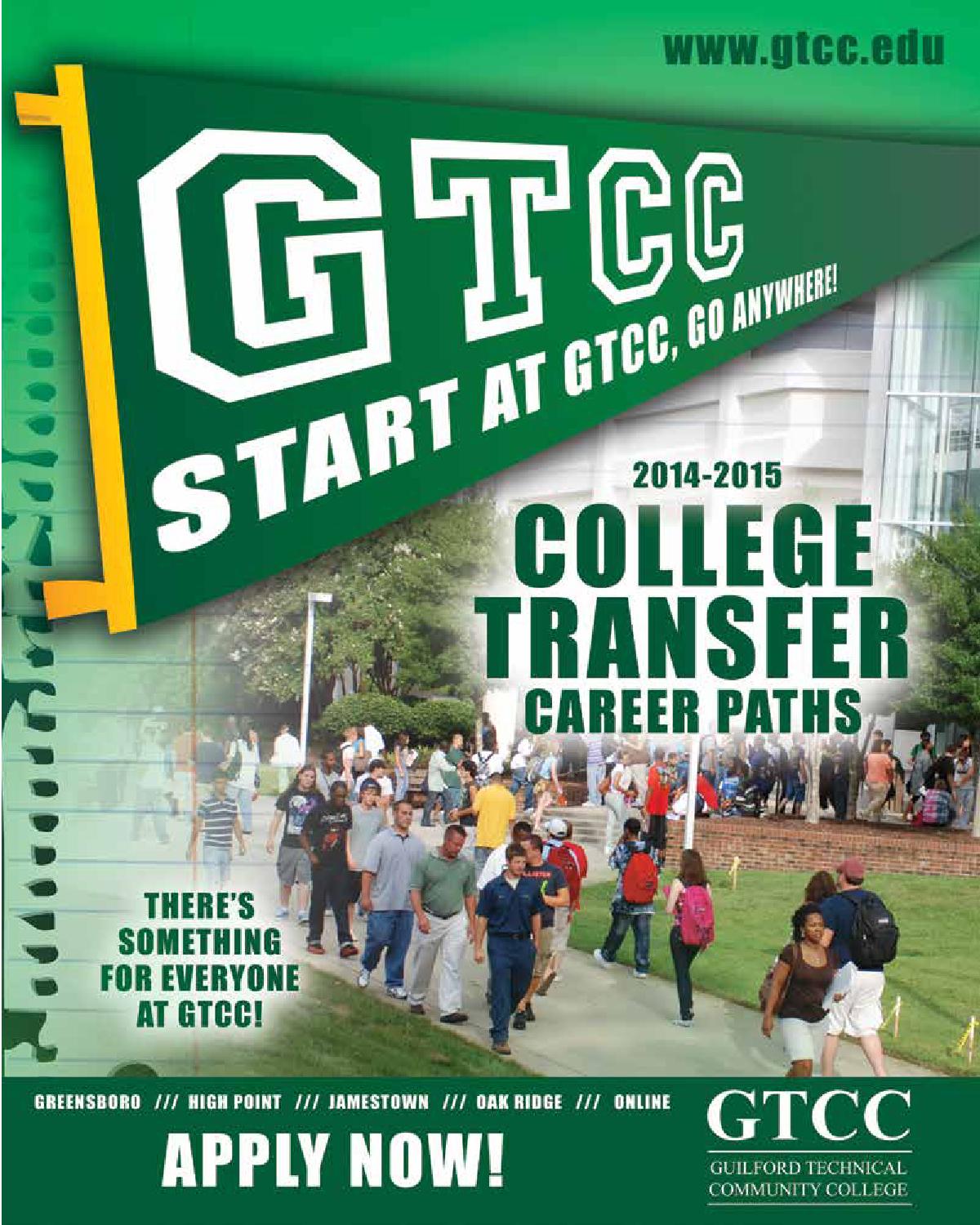 GTCC College Transfer Career Paths by Guilford Technical Community ...