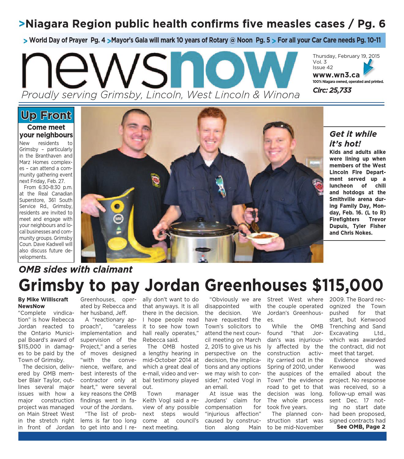 newsnow Niagara e-edition February 19 2015 by newsnow Niagara - Issuu