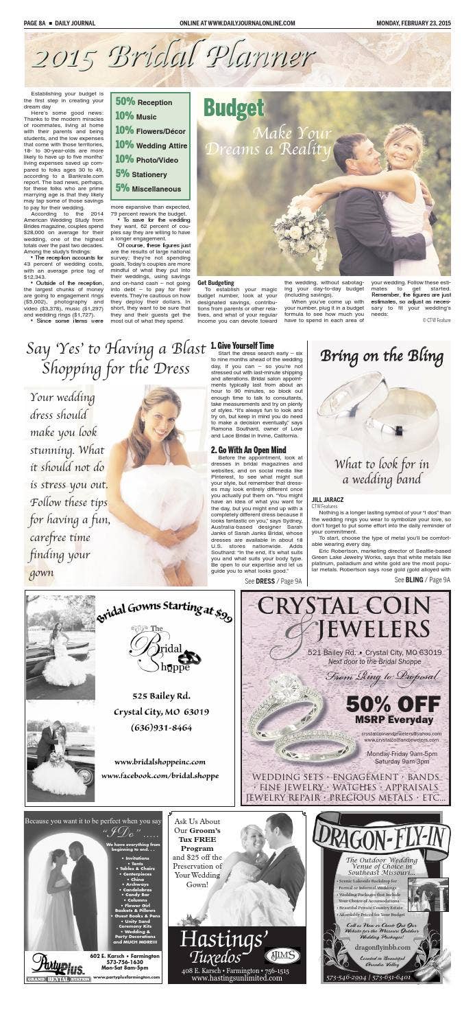 2015 Bridal Planner by Daily Journal Online - Issuu