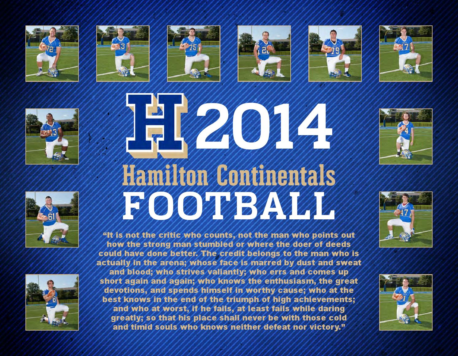 Hamilton Continentals Football 2014 by Score Atlanta - Issuu