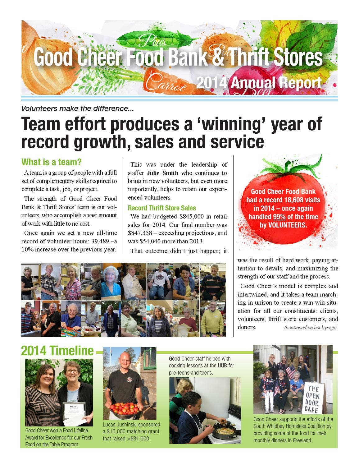 2014 Good Cheer Annual Report by Good Cheer Food Bank - Issuu