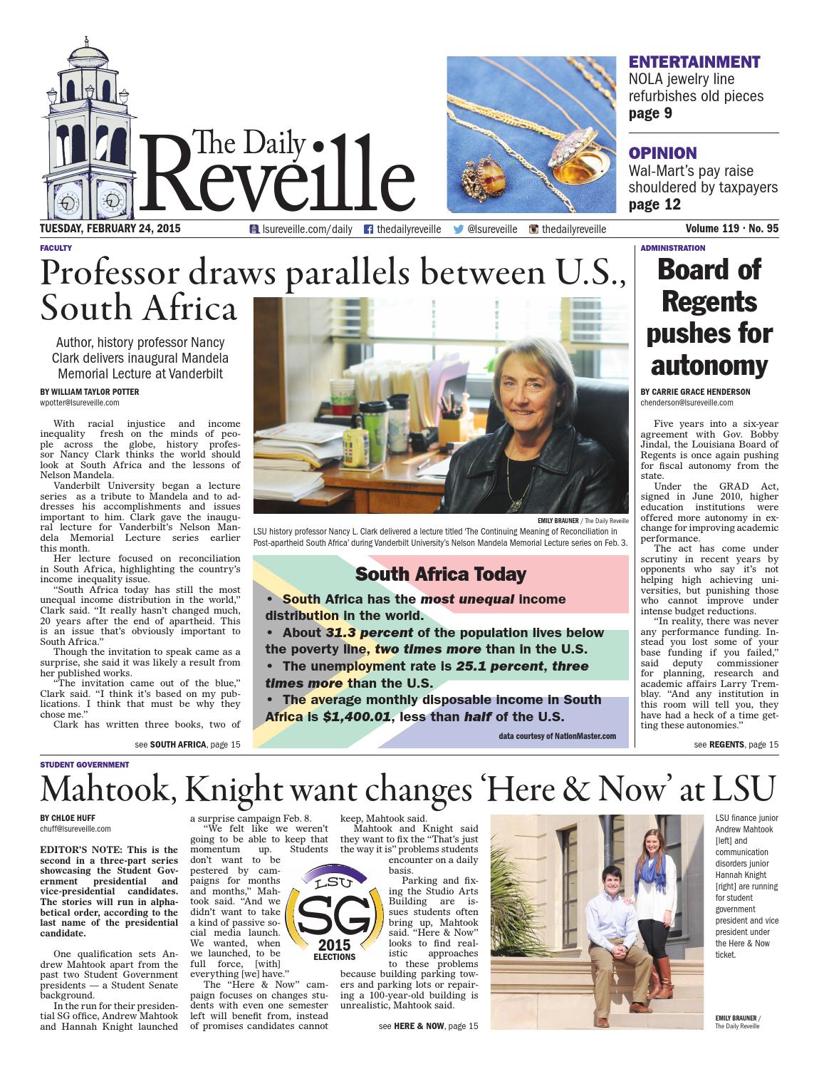 The Daily Reveille - February 24, 2015 by Reveille - Issuu