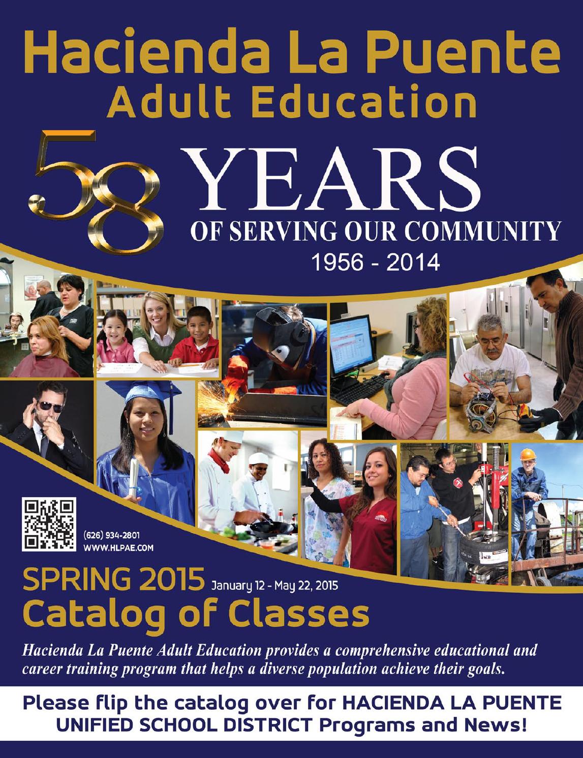 Hacienda La Puente Adult Education | Spring 2015 Catalog by Q Press - Issuu