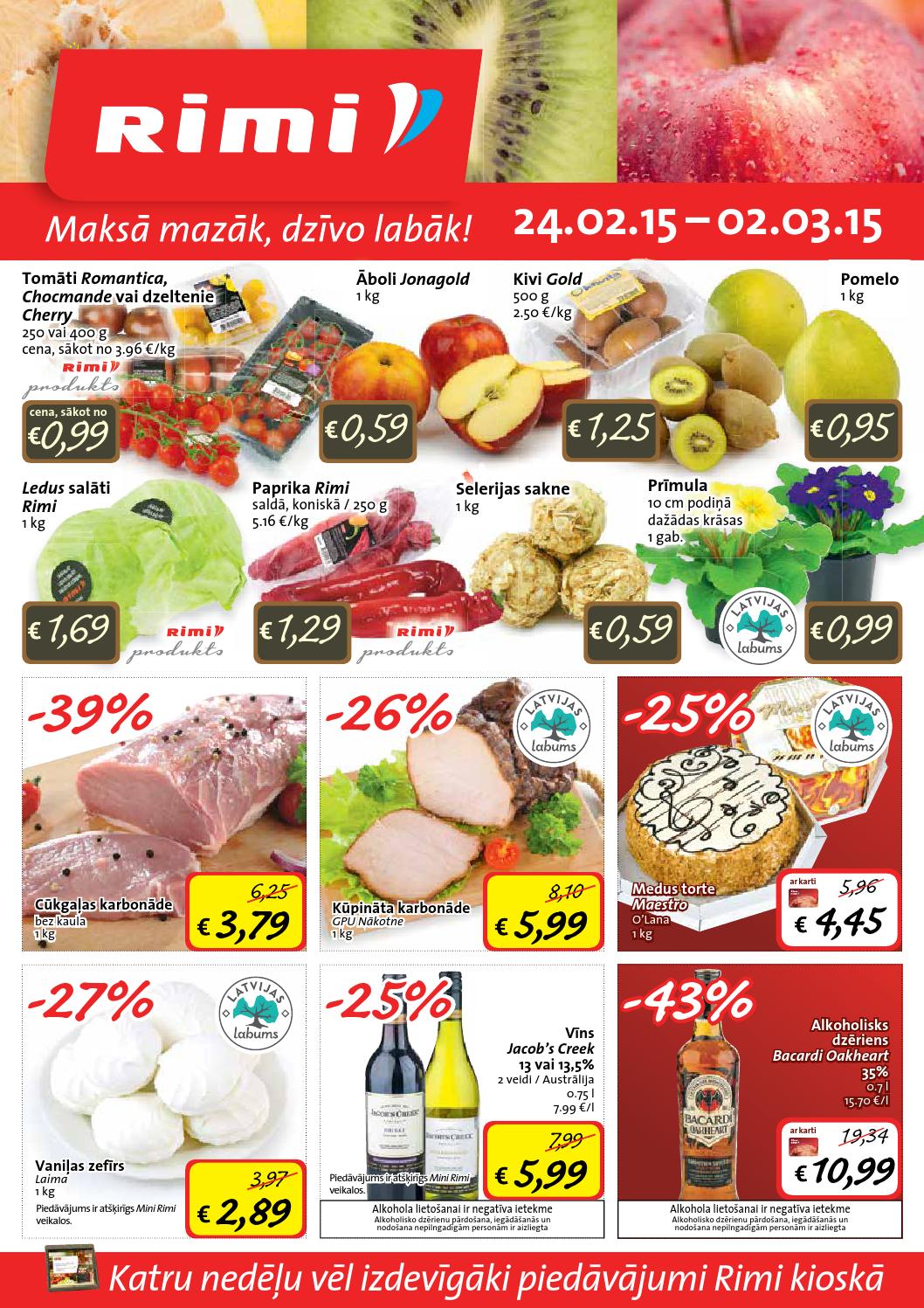 Rimi 24.02.-02.03.2015 by Rimi - Issuu