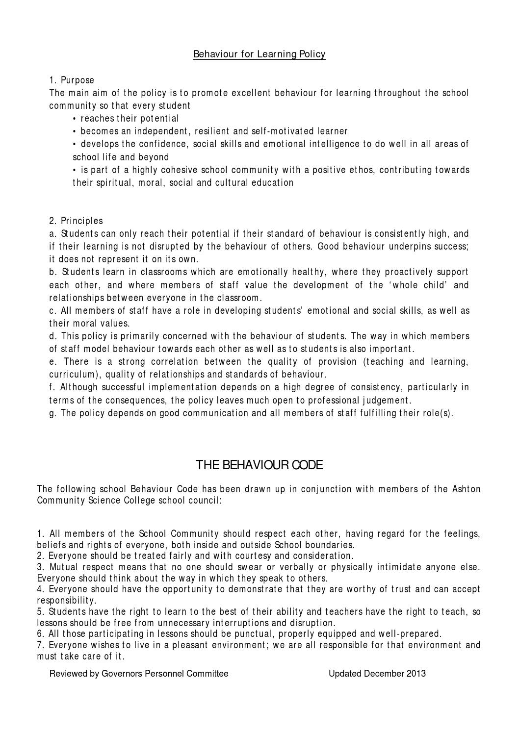 Policy-Behaviour for Learning Policy by Schudio - Issuu