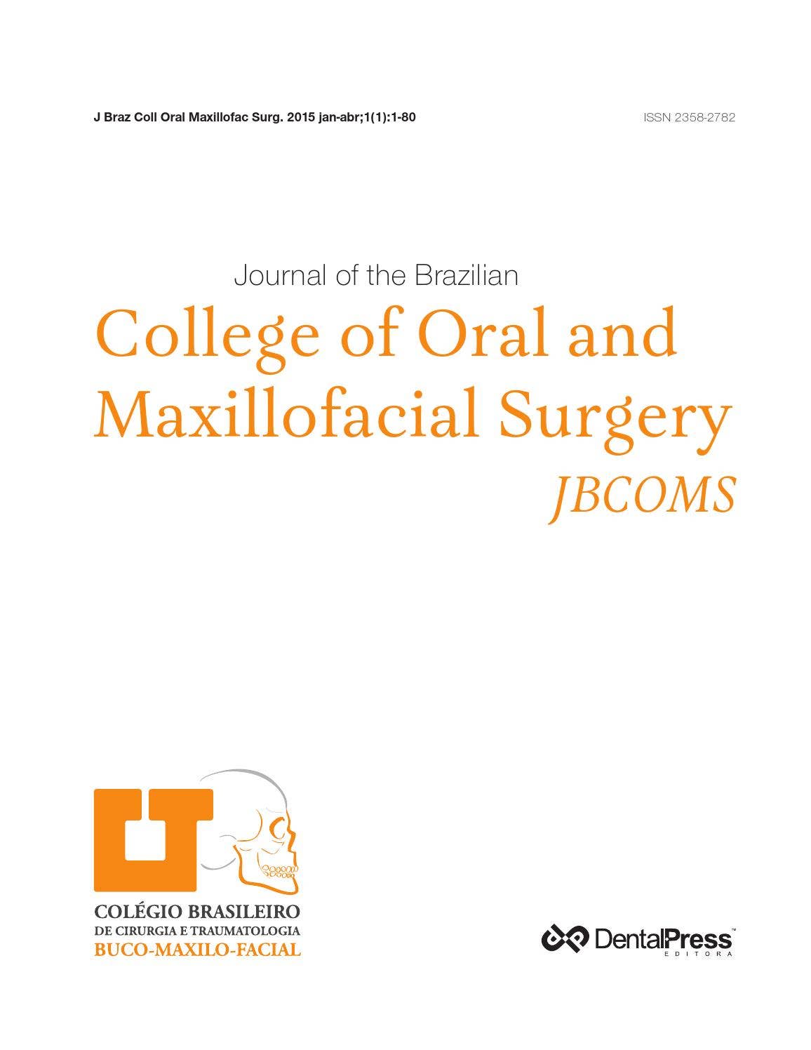 JBCOMS - Journal of the Brazilian College of Oral and Maxillofacial ...