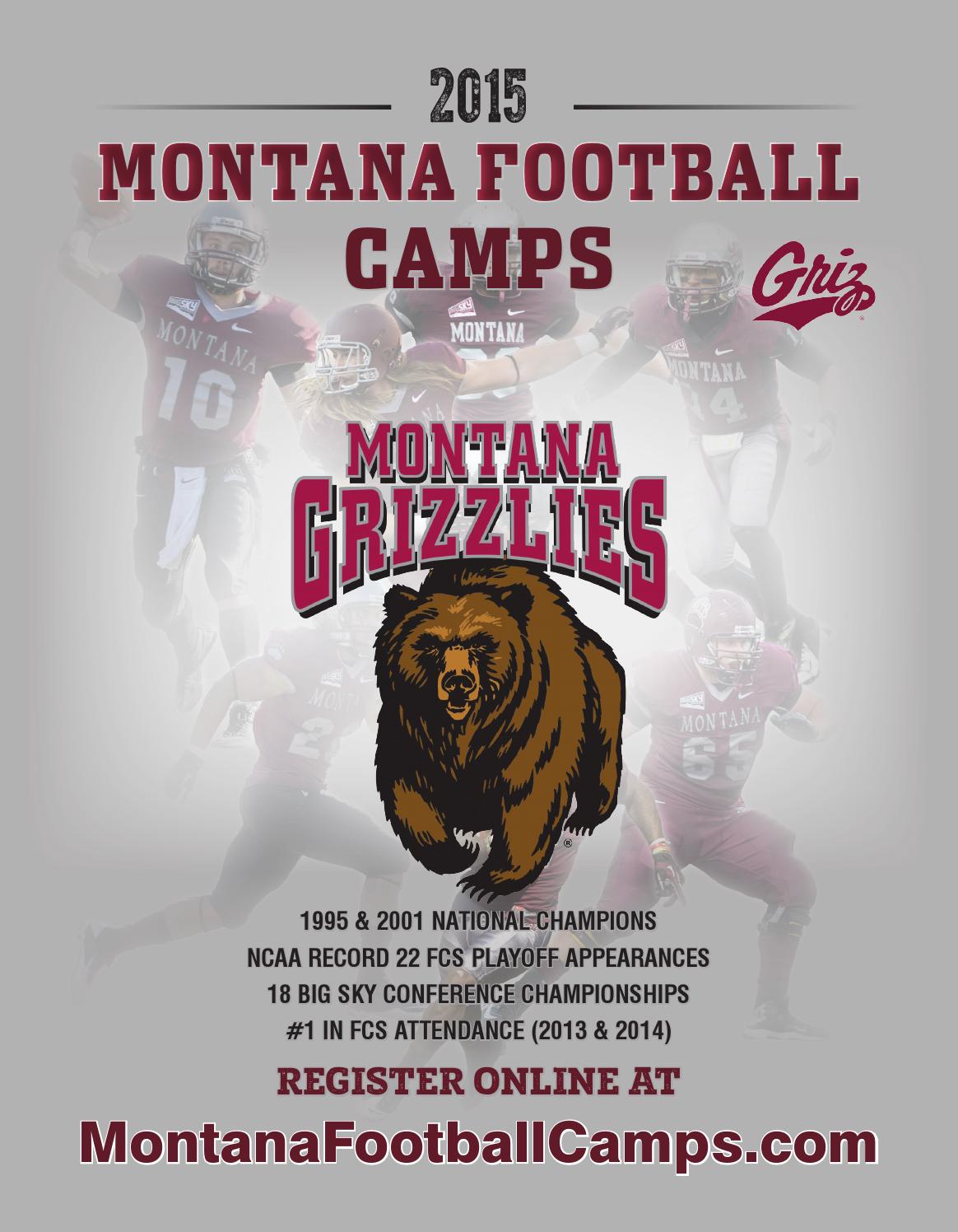 2015 Griz Football Camp Brochure by University of Montana Athletics - Issuu
