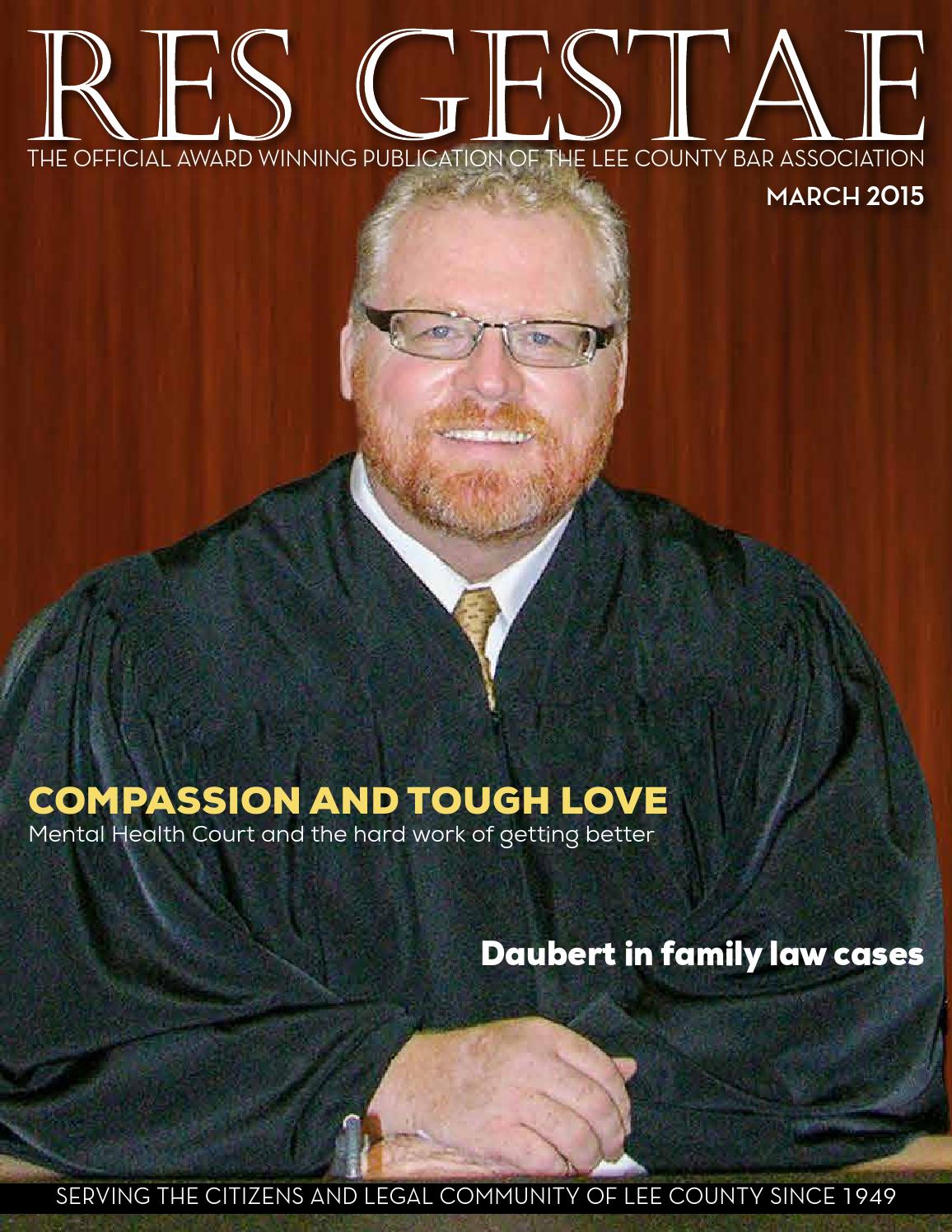 Res Gestae - March 2015 by Lee County Bar Association - Issuu