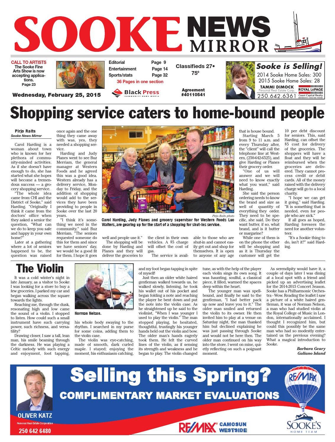 Sooke News Mirror, February 25, 2015 by Black Press Media Group - Issuu