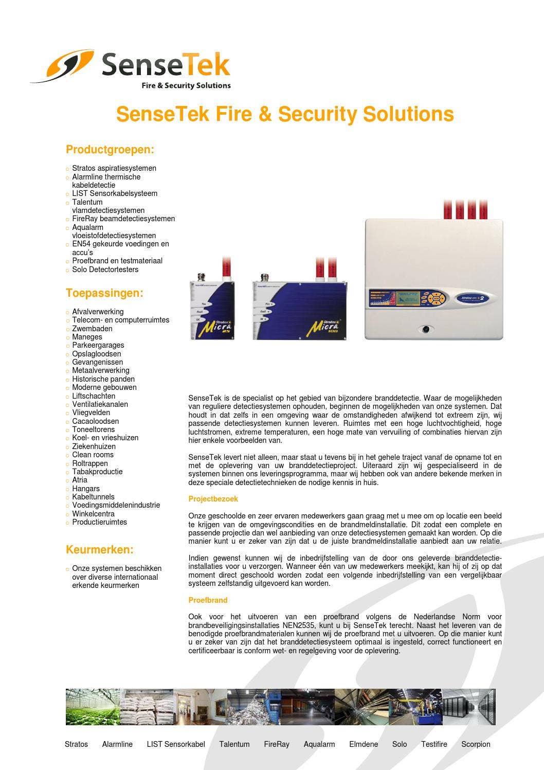 SenseTek Stratos aspiratie introductie NL by SenseTek Fire & Security ...